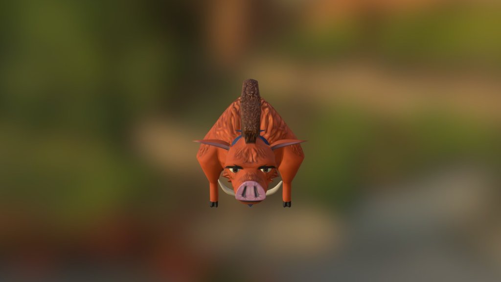 Boar Videogame Character - 3D model by ConnorHandley [117d8b1] - Sketchfab