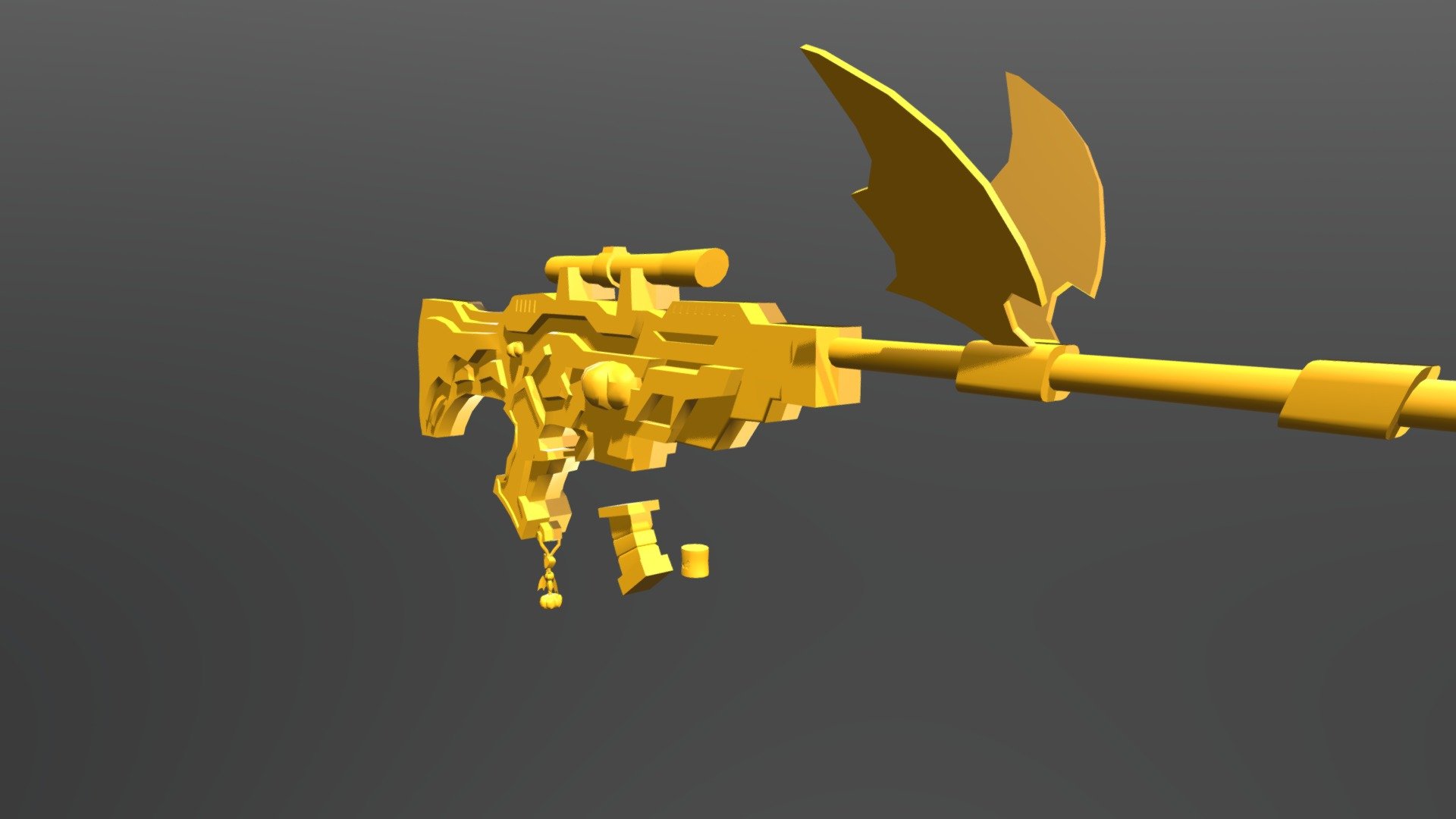 Sniper Halloween - 3D model by Lyrexios creator guardian (@Lyrexios ...