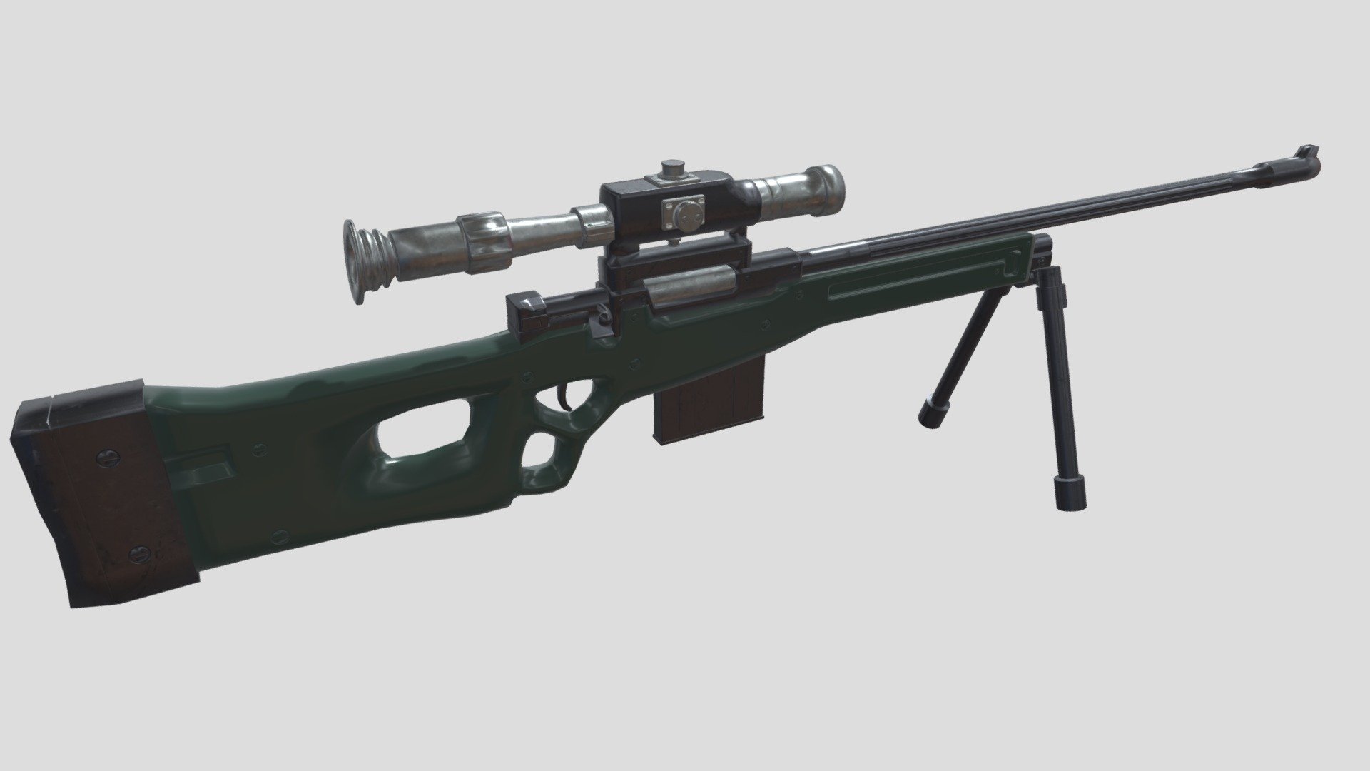Alexander Sniper Rifle - Buy Royalty Free 3D model by 3dlowpoly ...