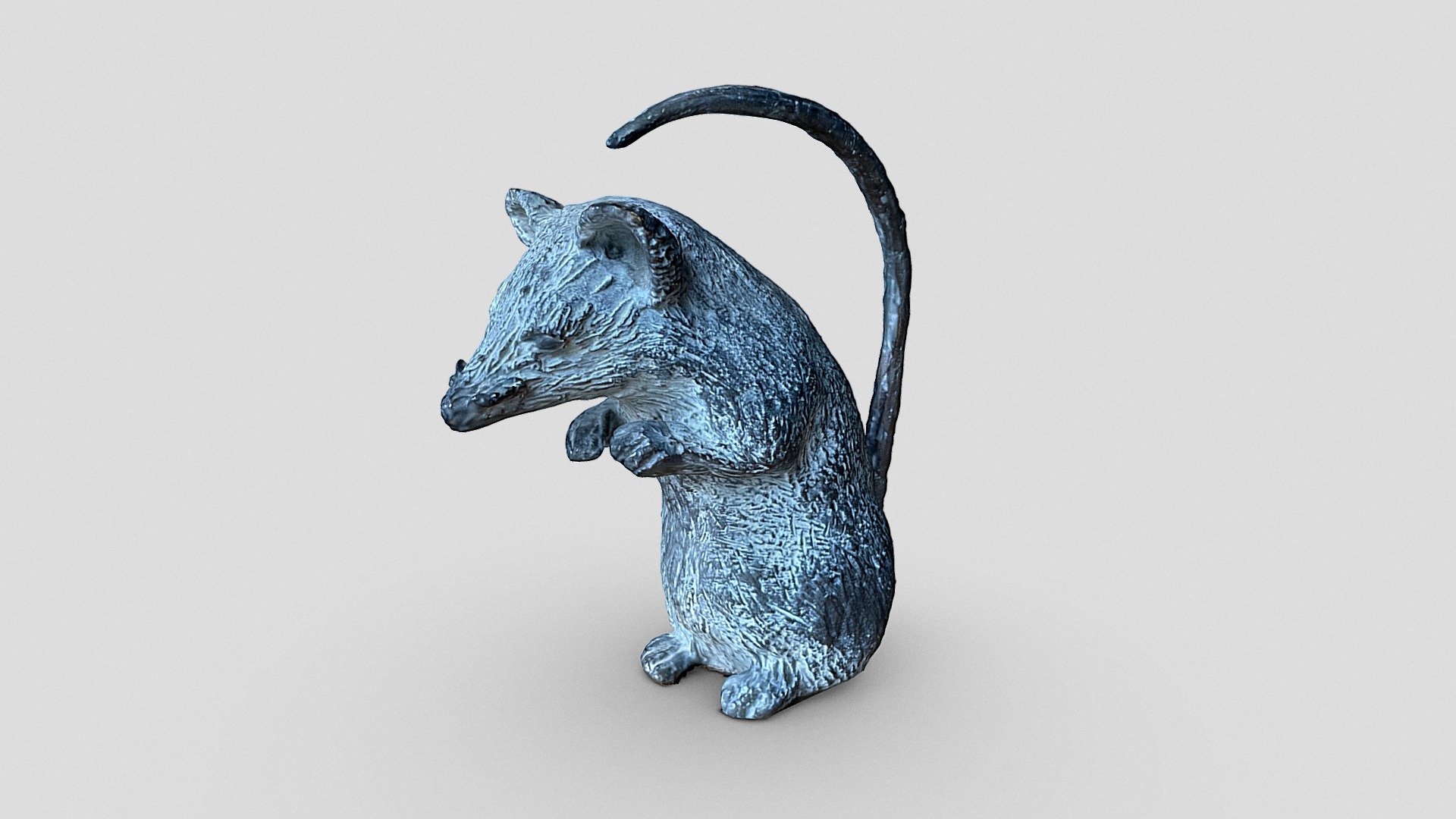 Bronze mouse sculpture (1) - LdM - Download Free 3D model by Emm ...