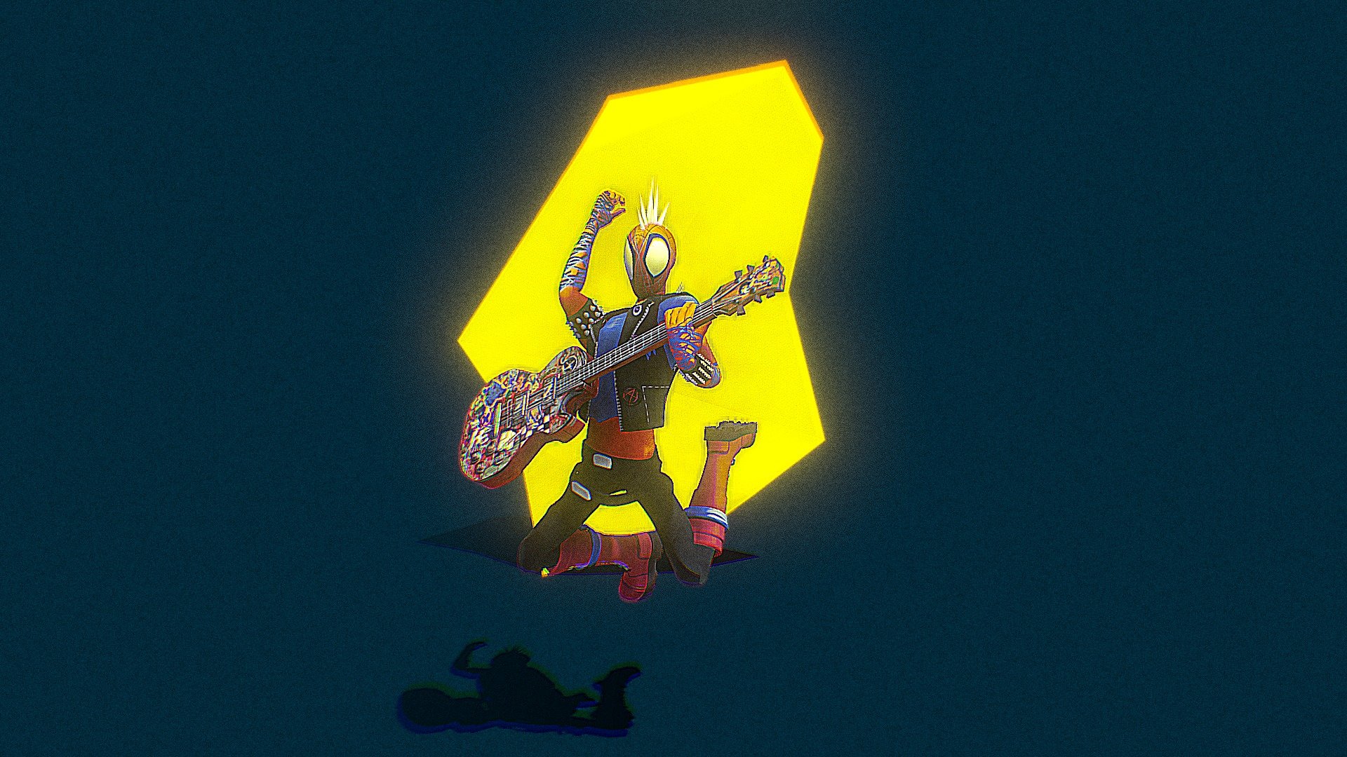 Spider-punk-from-across-the-spider-verse - Download Free 3D model by ...