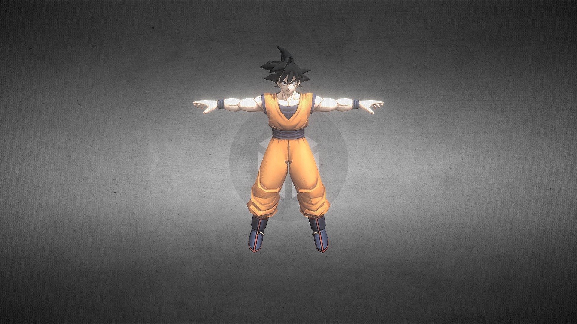 son goku - Download Free 3D model by ejohnson967 [117fe1c] - Sketchfab