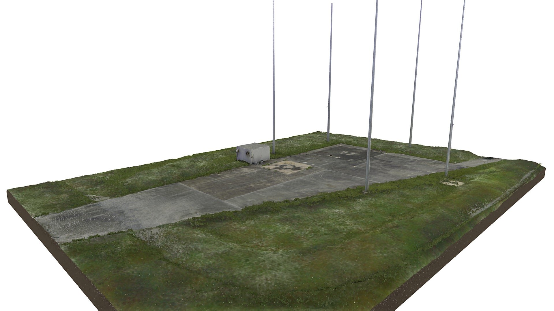 Pad A and Equipment Building Launch Complex 20 - 3D model by University ...