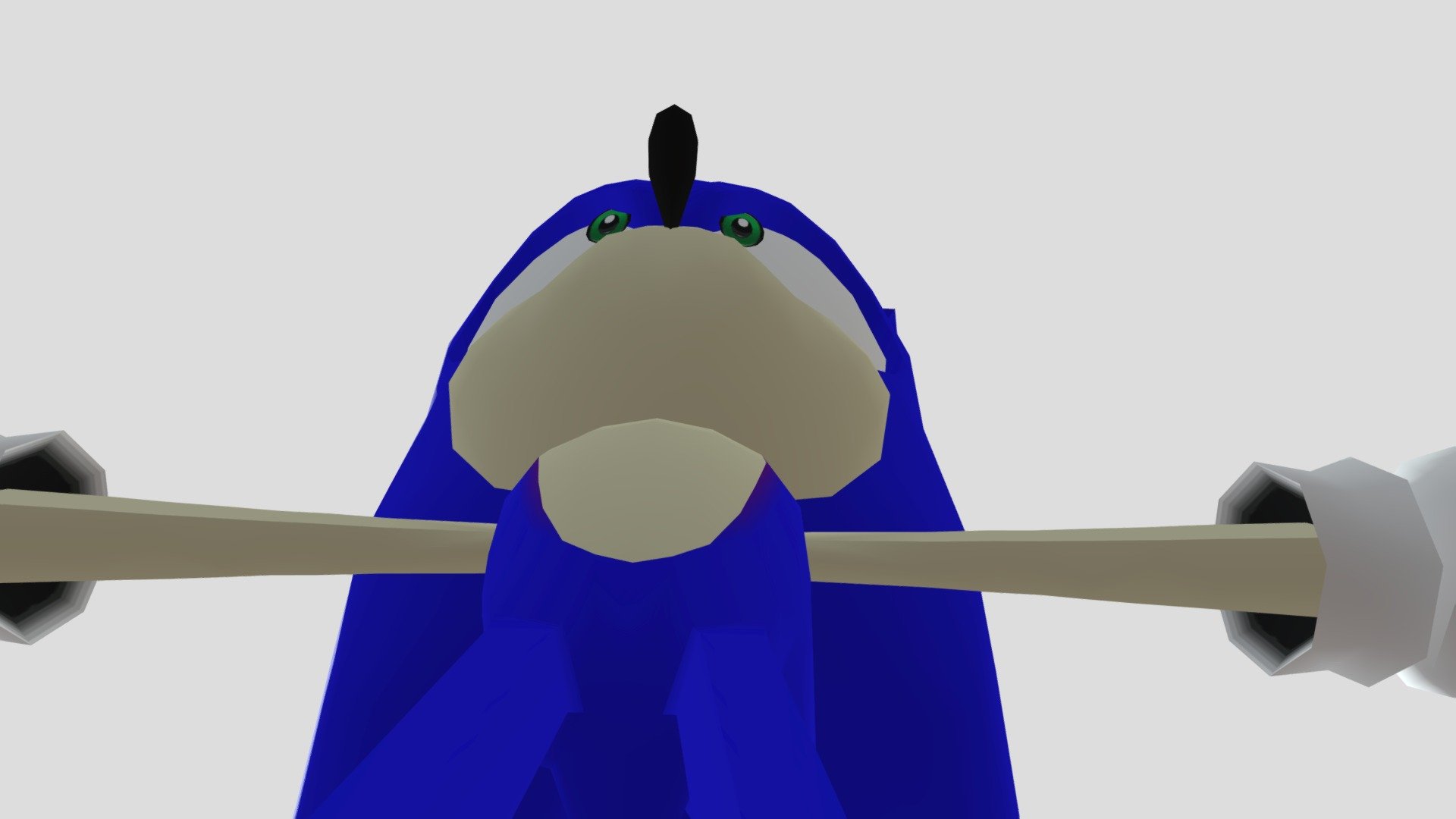 Pc[conputer-sonic-heroes-sonic - Download Free 3D model by Sm64 ...