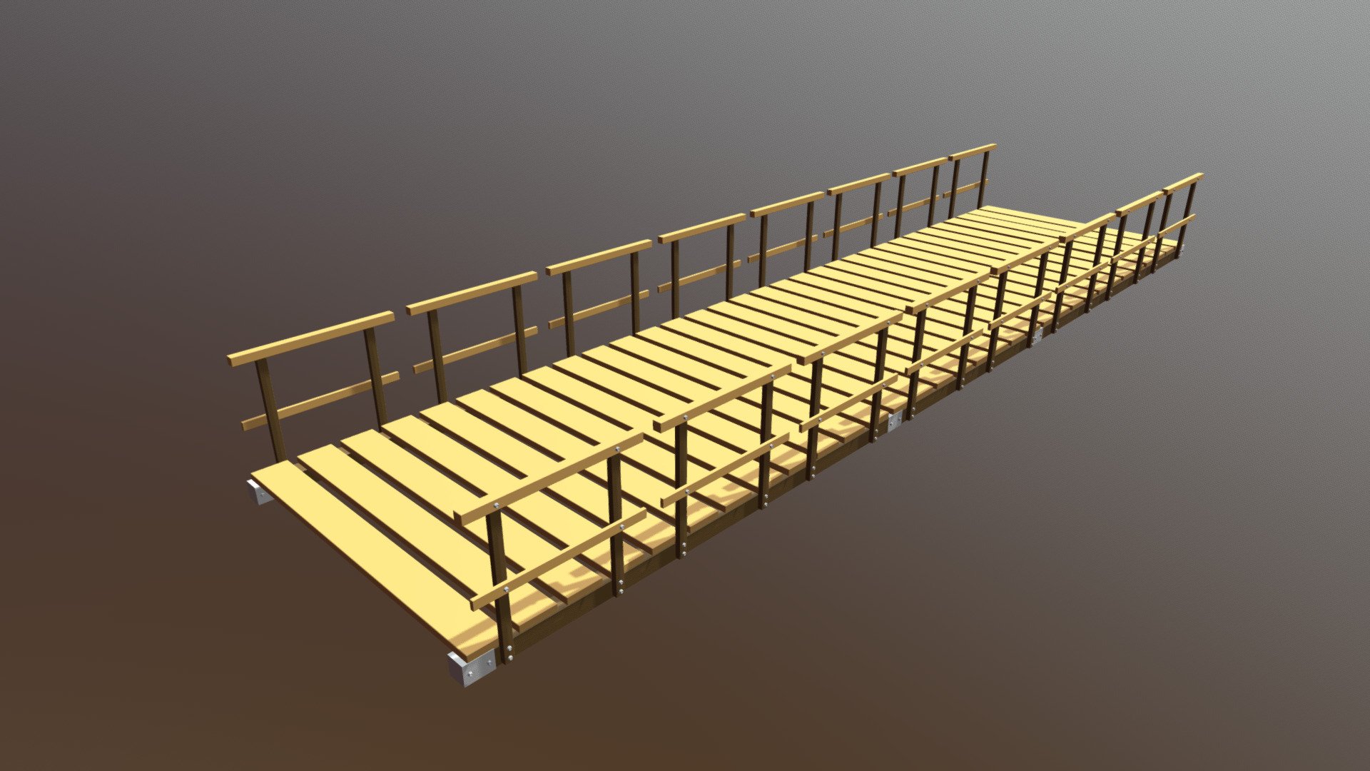 Bridge 2x10 - 3D model by tojamerlin [1182301] - Sketchfab