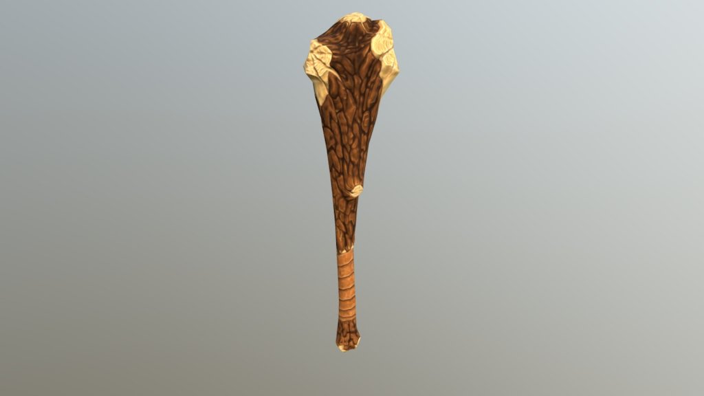 Club Weapon Low Poly - 3D model by Leonid (@3dLeoModels) [1182987 ...