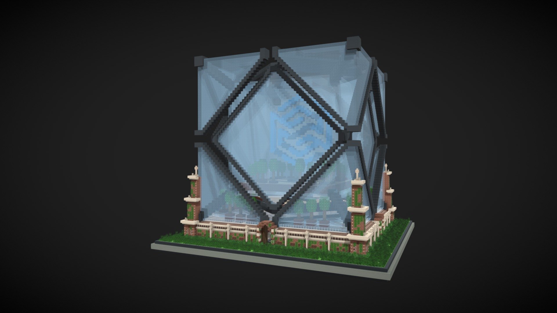 Blockchain_Hall - 3D model by commandgeek [1182dab] - Sketchfab
