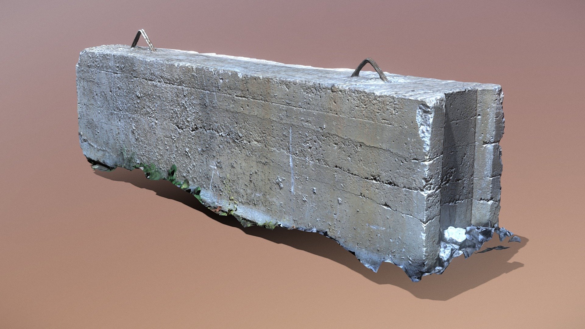 Concrete construction block - 3D model by Universe UA (@UniverseUA ...