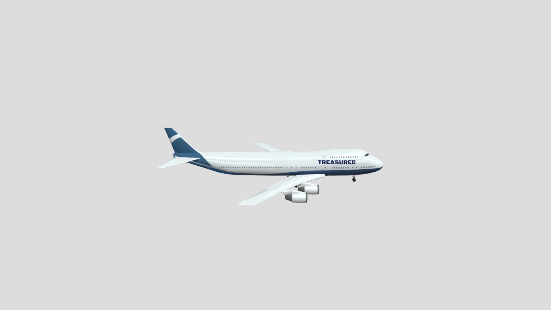 Jumbo Jet - 3D model by TreasuredTeam [1182ed8] - Sketchfab