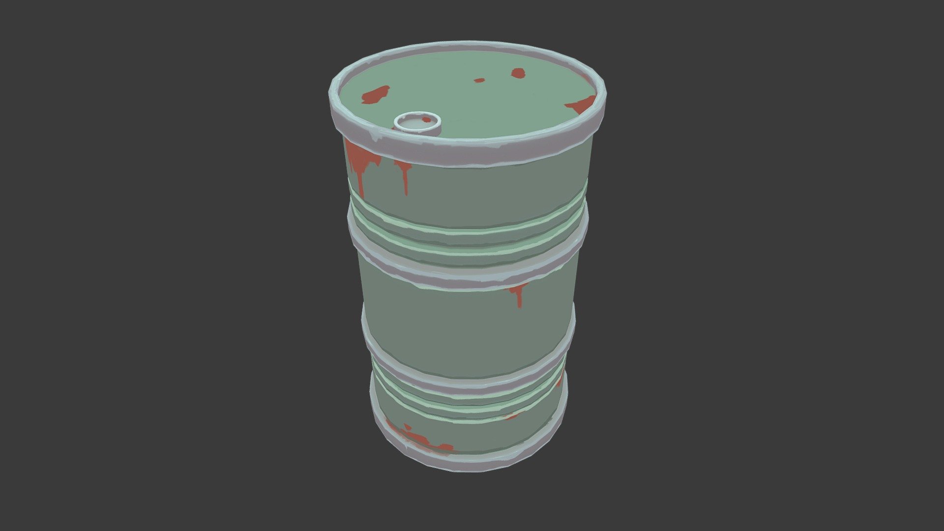 Hand Painted Barrel - Download Free 3D model by Aaron Quiney ...