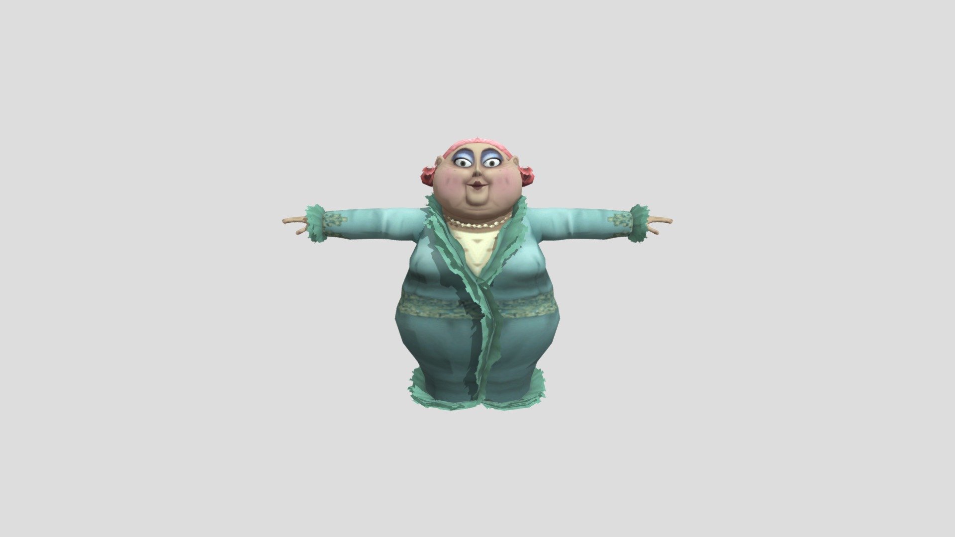 Miss Spink (April Spink) Coraline Wii - Download Free 3D model by ...