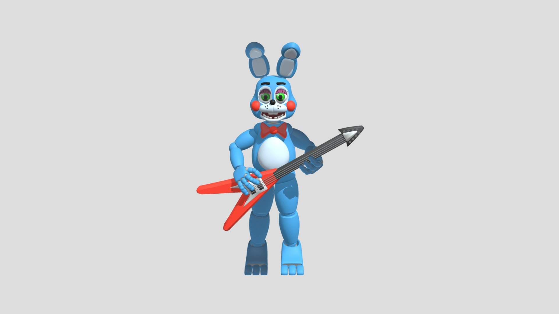 Toy Bonnie - 3D model by BillyBobP3D (@Lil_BigMac) [1185314] - Sketchfab