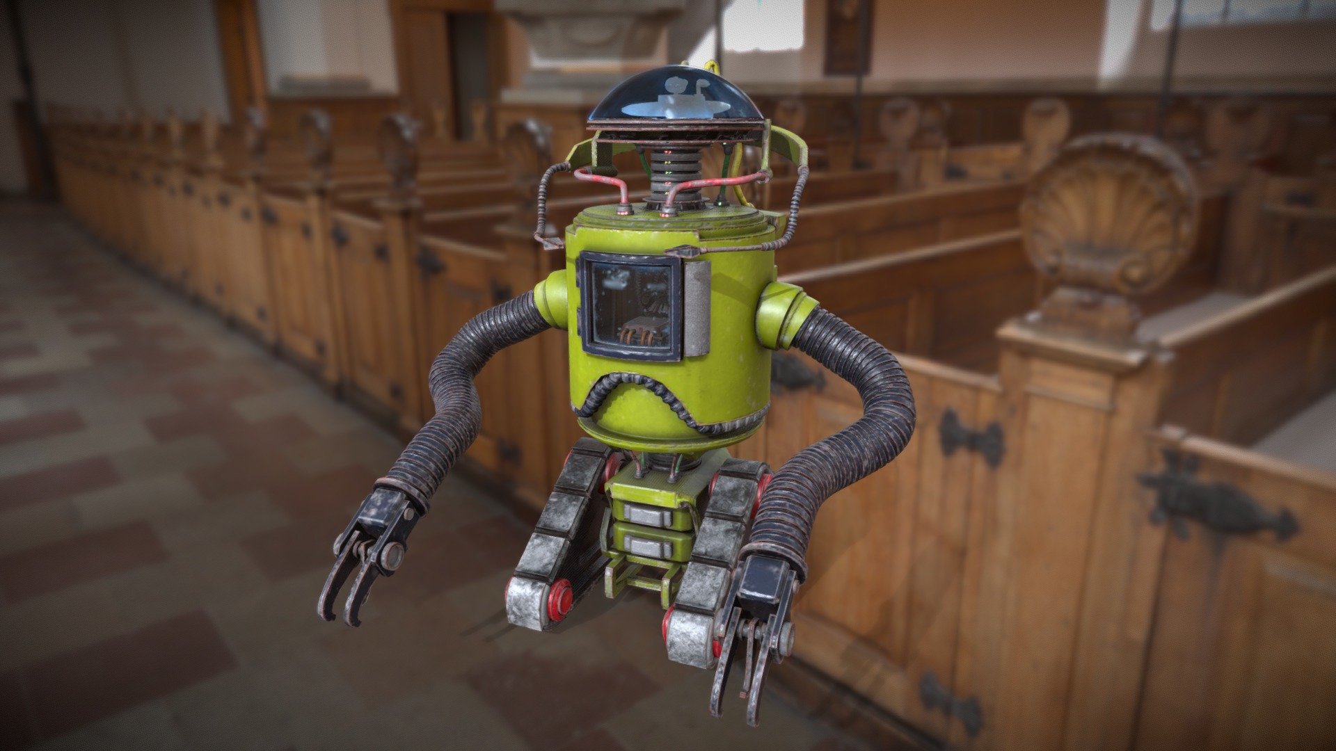 Realistic robot - Download Free 3D model by garrett.windus1 [11861b3 ...