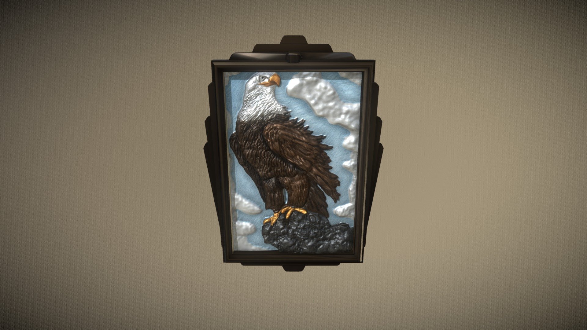 Eagle Paint Sculpt - Buy Royalty Free 3D model by Royal 3D (@e ...