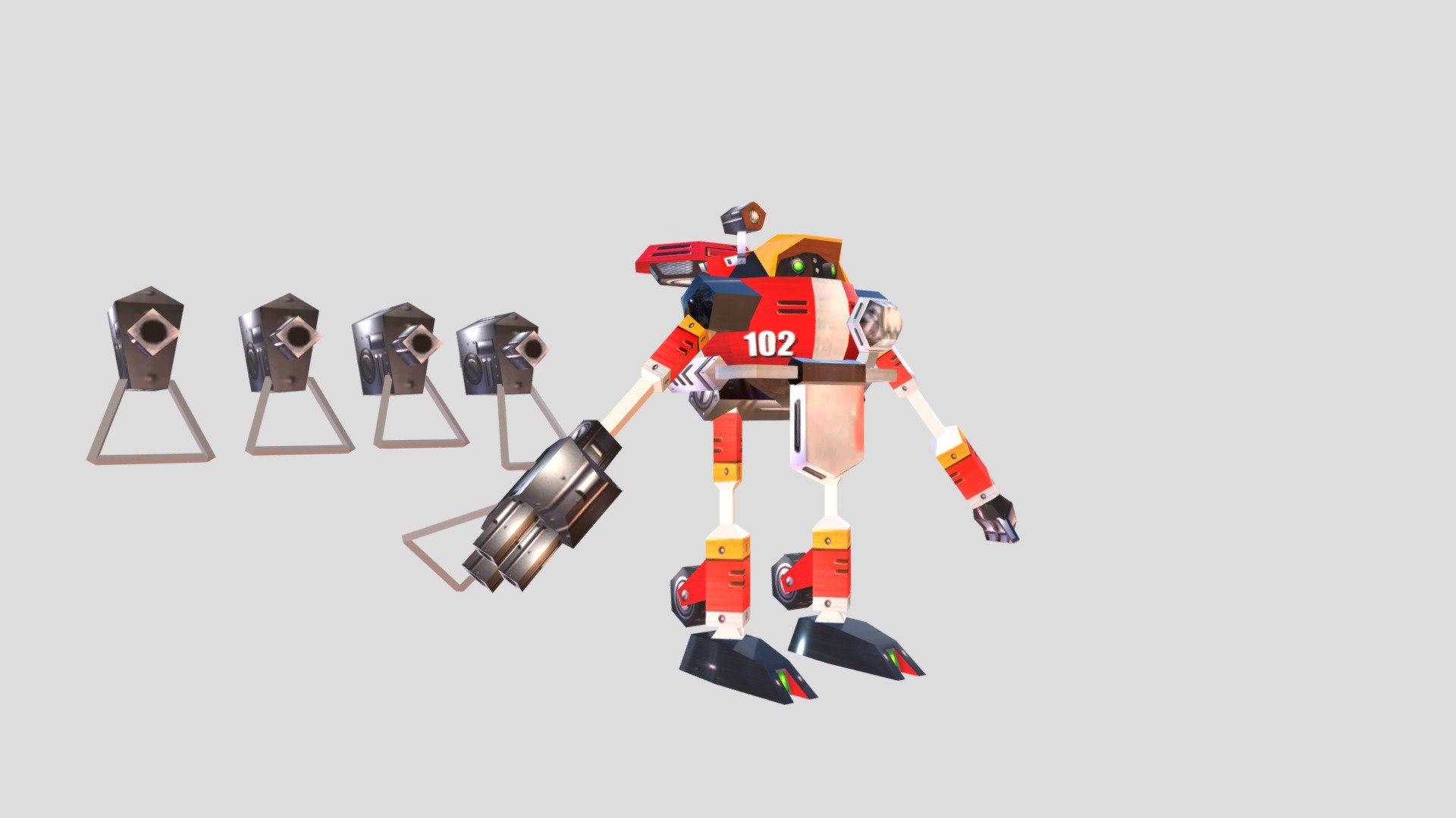 E-102 Gamma- Sonic Adventure DX Directors Cut - Download Free 3D model by lavareefescape ...