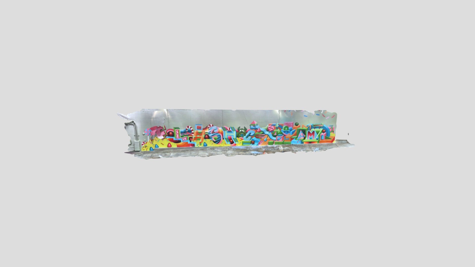 PDX Street Art Test - 3D model by slowmodem [11899d7] - Sketchfab