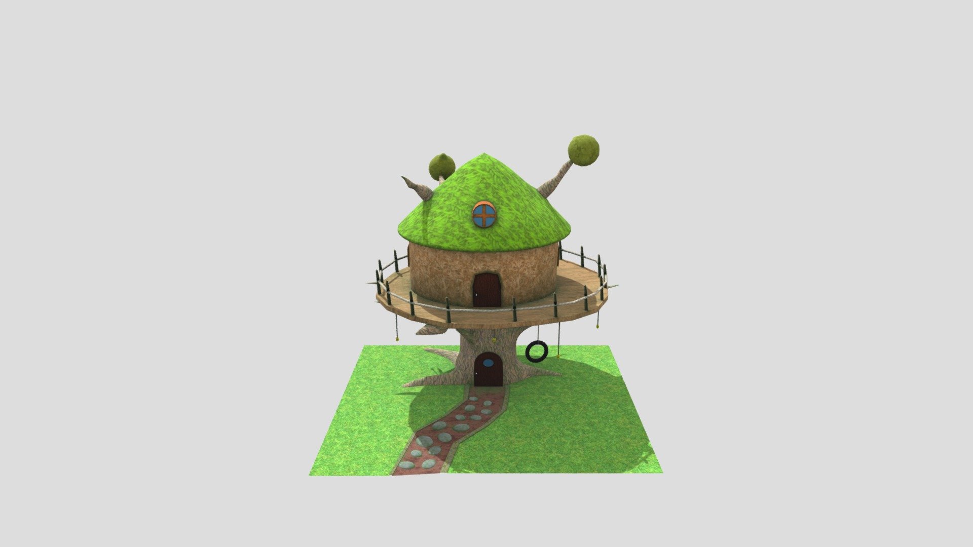 Tree House - 3D model by alexvalentin [118bb92] - Sketchfab