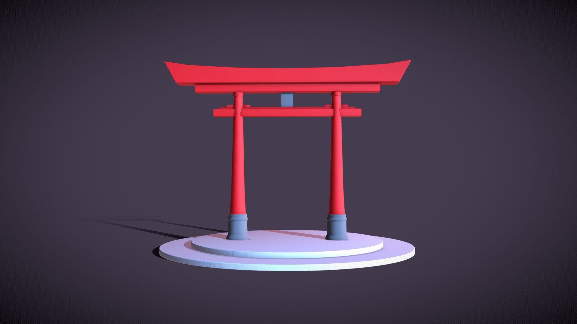 Japanese Torii Gate - 3D model by Pinnacle CG Arts (@pinnaclecgarts) [118dddc] - Sketchfab