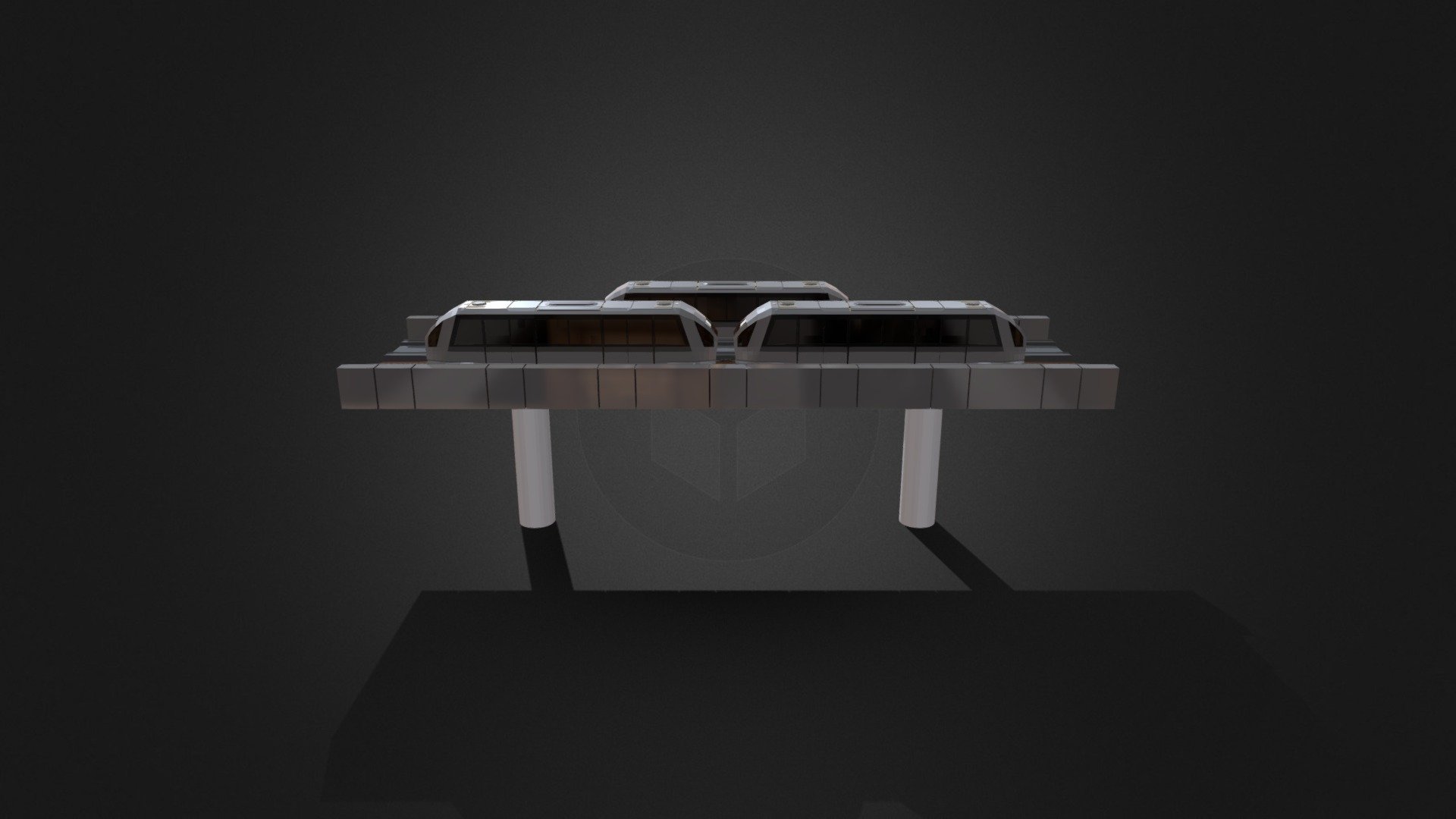 Ride the Sky: Changi Airport Skytrain 3D Model - 3D model by ...