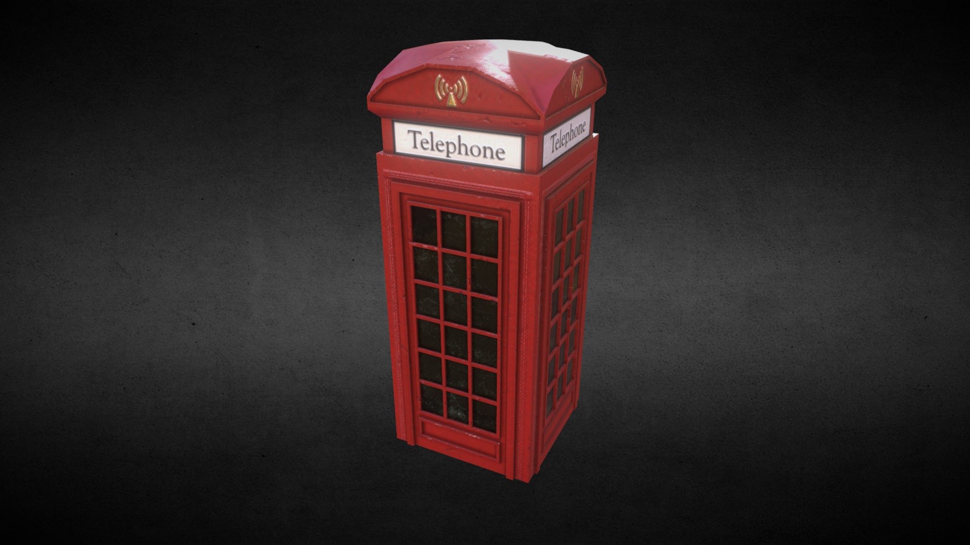 Phonebooth - 3D model by Lauri Peltonen (@Vampireium) [118fb00] - Sketchfab