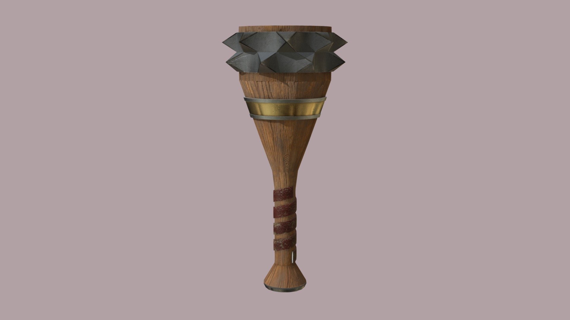 Big cudgel low poly - 3D model by DISMHa_Ha [1191b78] - Sketchfab