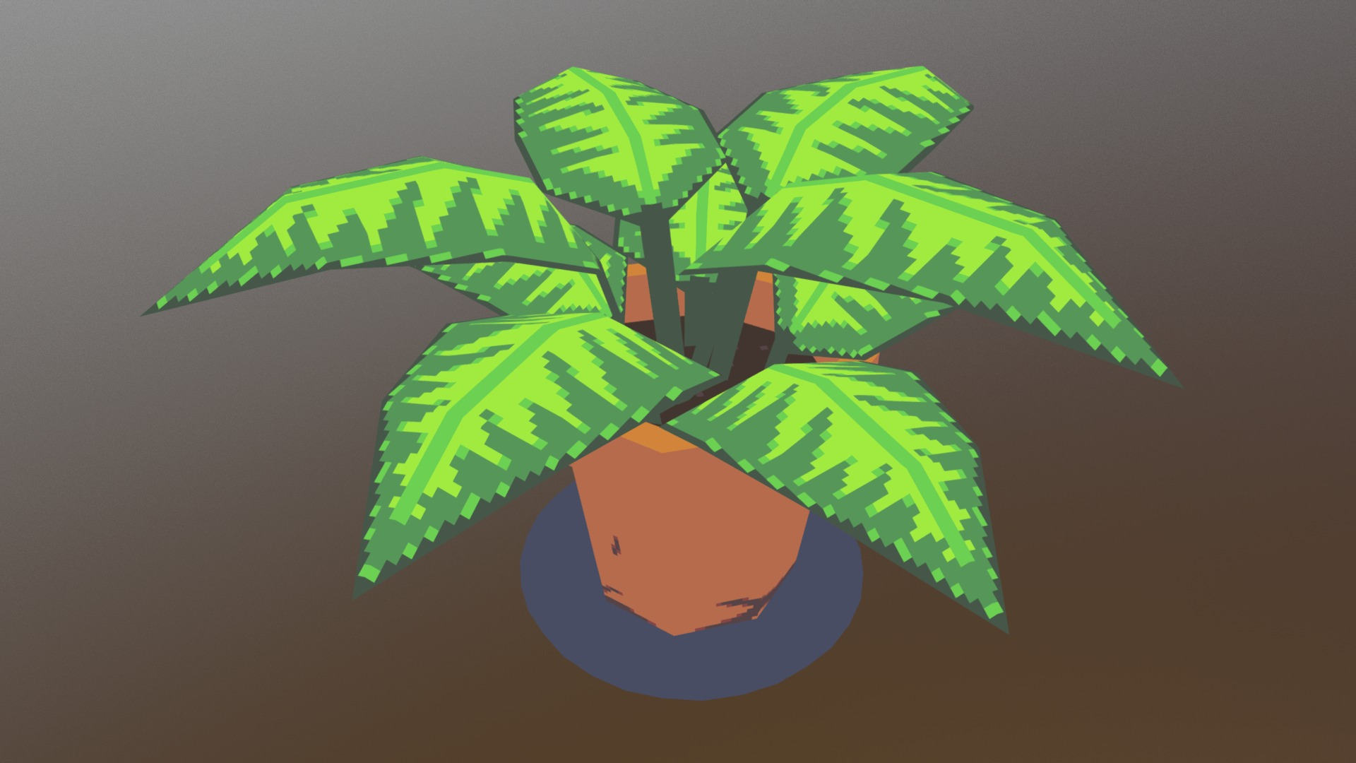 Pixelated Leaf Plant - 3D model by sandenArt (@haxxero) [1192714 ...