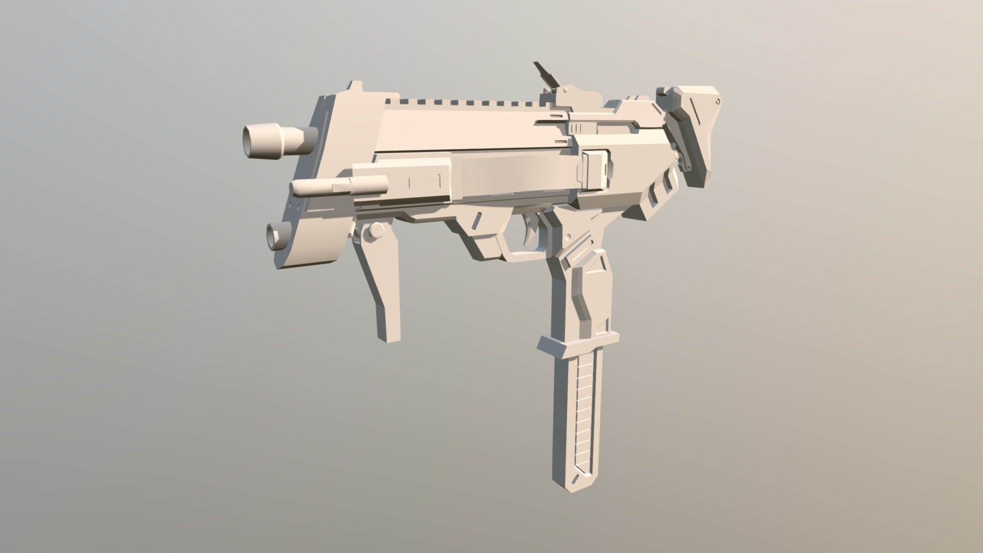 Sombra's Machine Pistol | Overwatch - 3D model by Rory Durno ...