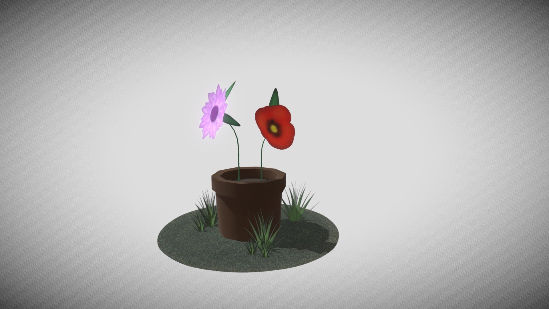 Flower Pot - 3D model by NathanFirby [1192d72] - Sketchfab