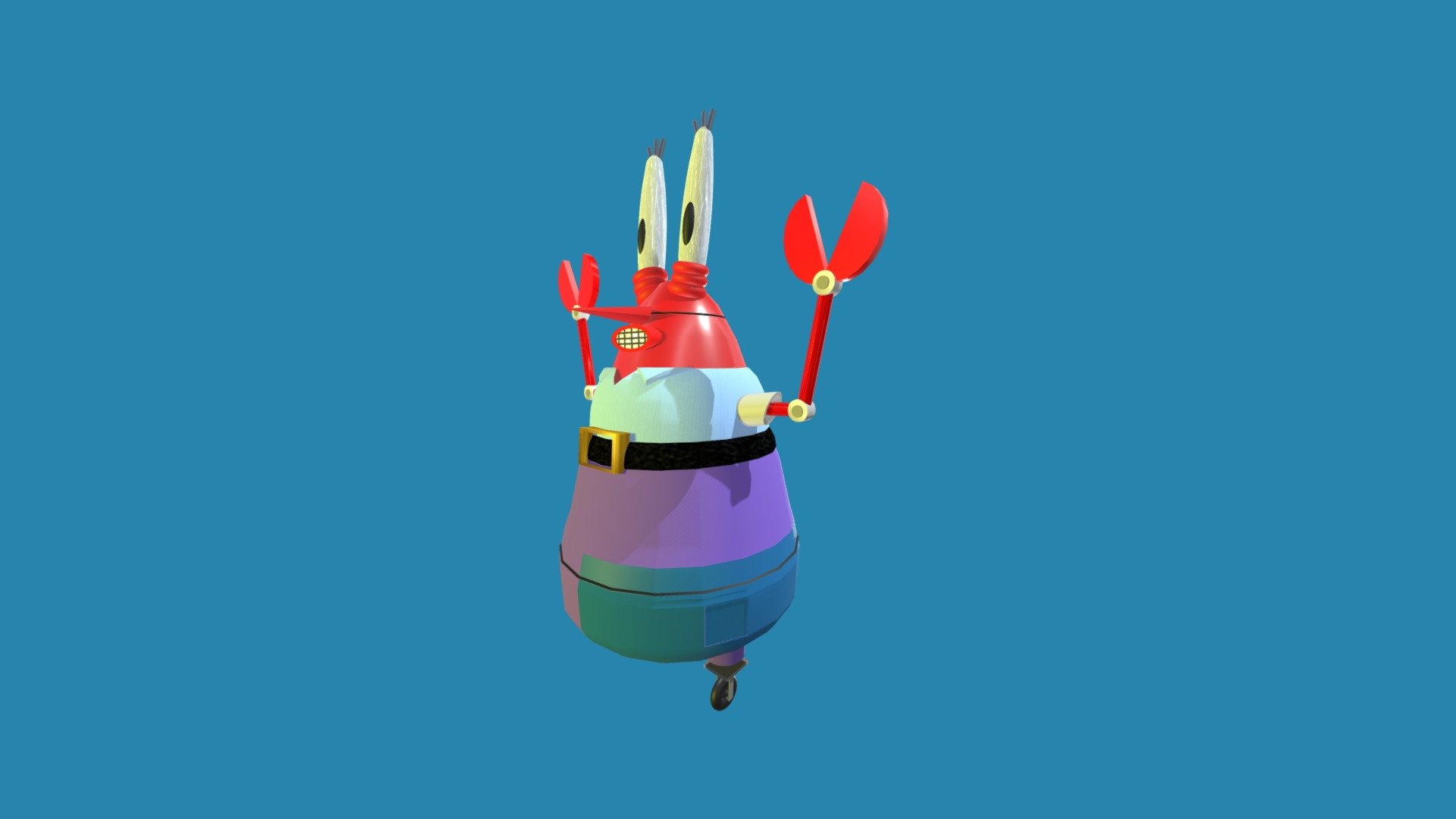 CGI Robot Krabs - Download Free 3D model by carlos48chan [1193399 ...