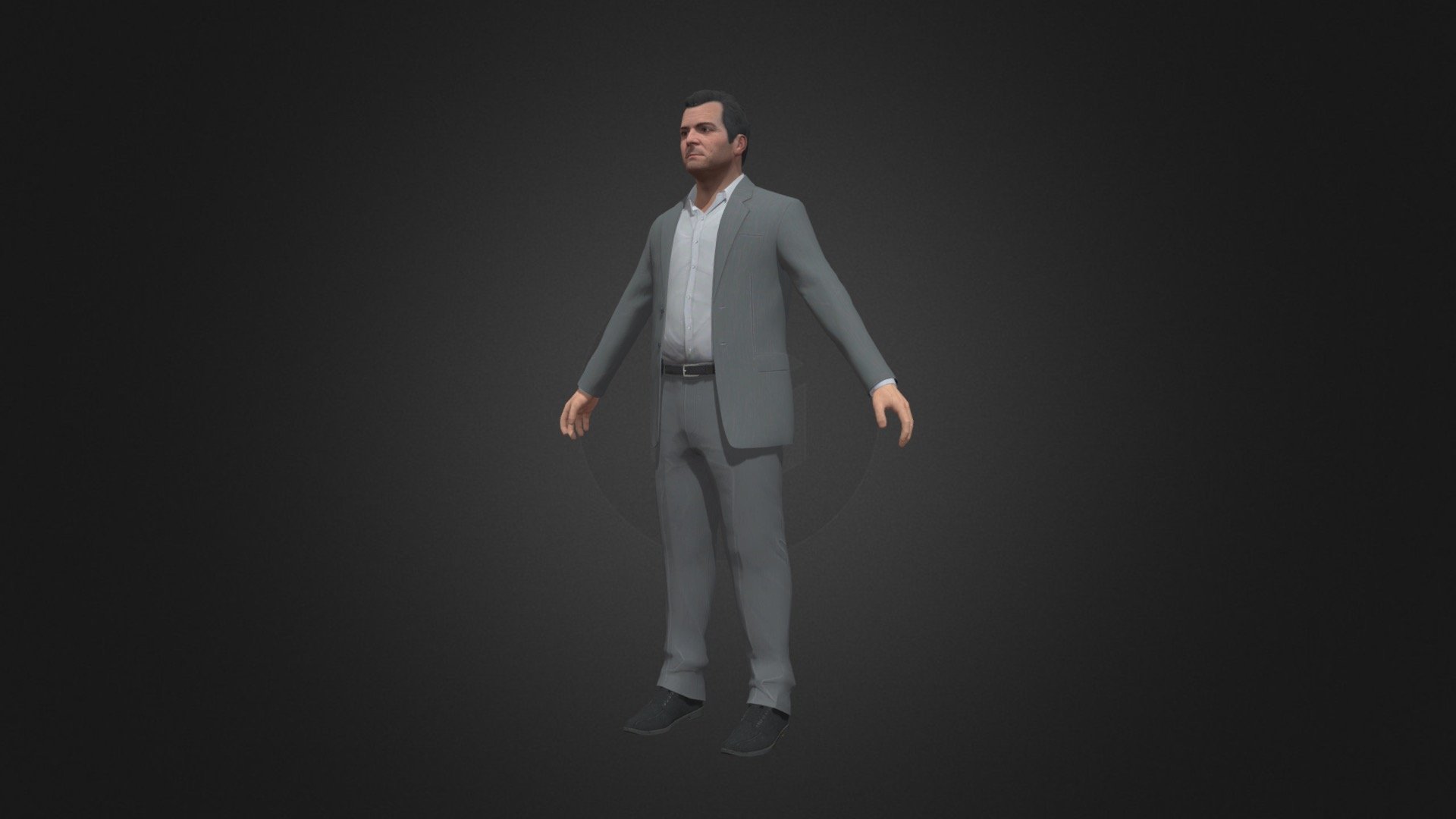 Michael De Santa (Grand Theft Auto V) - Download Free 3D model by ...