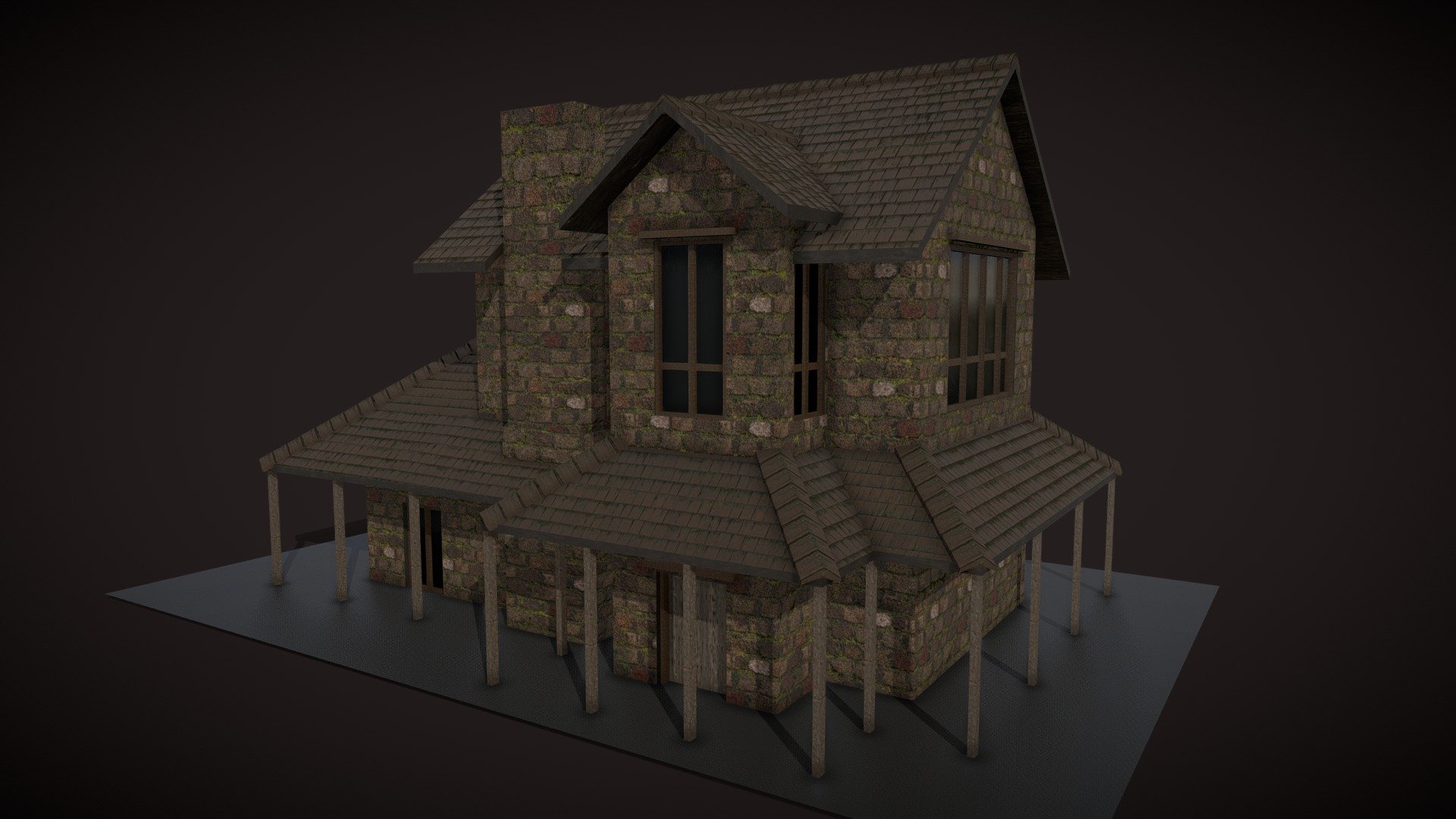 Medieval House - 3D model by mohdarbaaz3 [11952c4] - Sketchfab