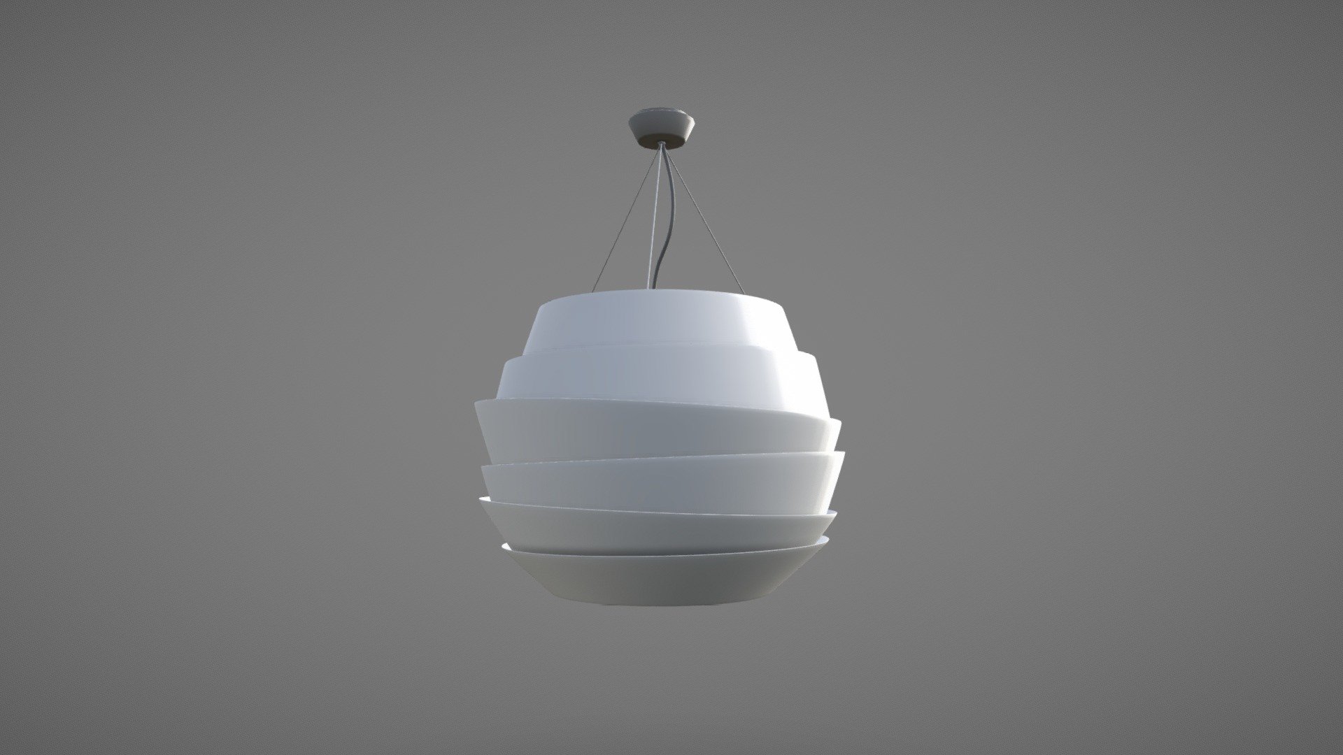 Sliced Sphere Pendant Lamp - 3D model by immersive-b [11960fc] - Sketchfab