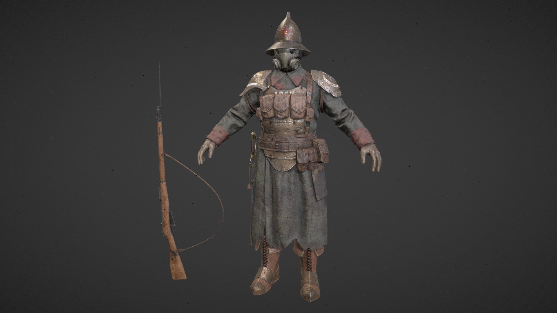 Red Army Soldier - Game Ready - Buy Royalty Free 3D model by Dyatlov ...