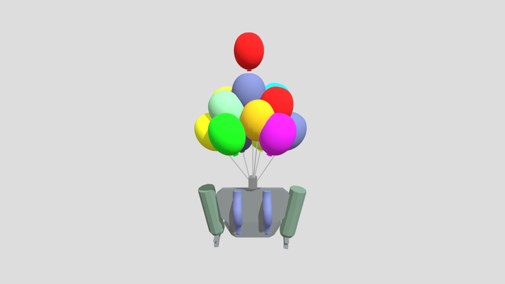 Balloon jet pack - 3D model by benwebster [119c9ef] - Sketchfab