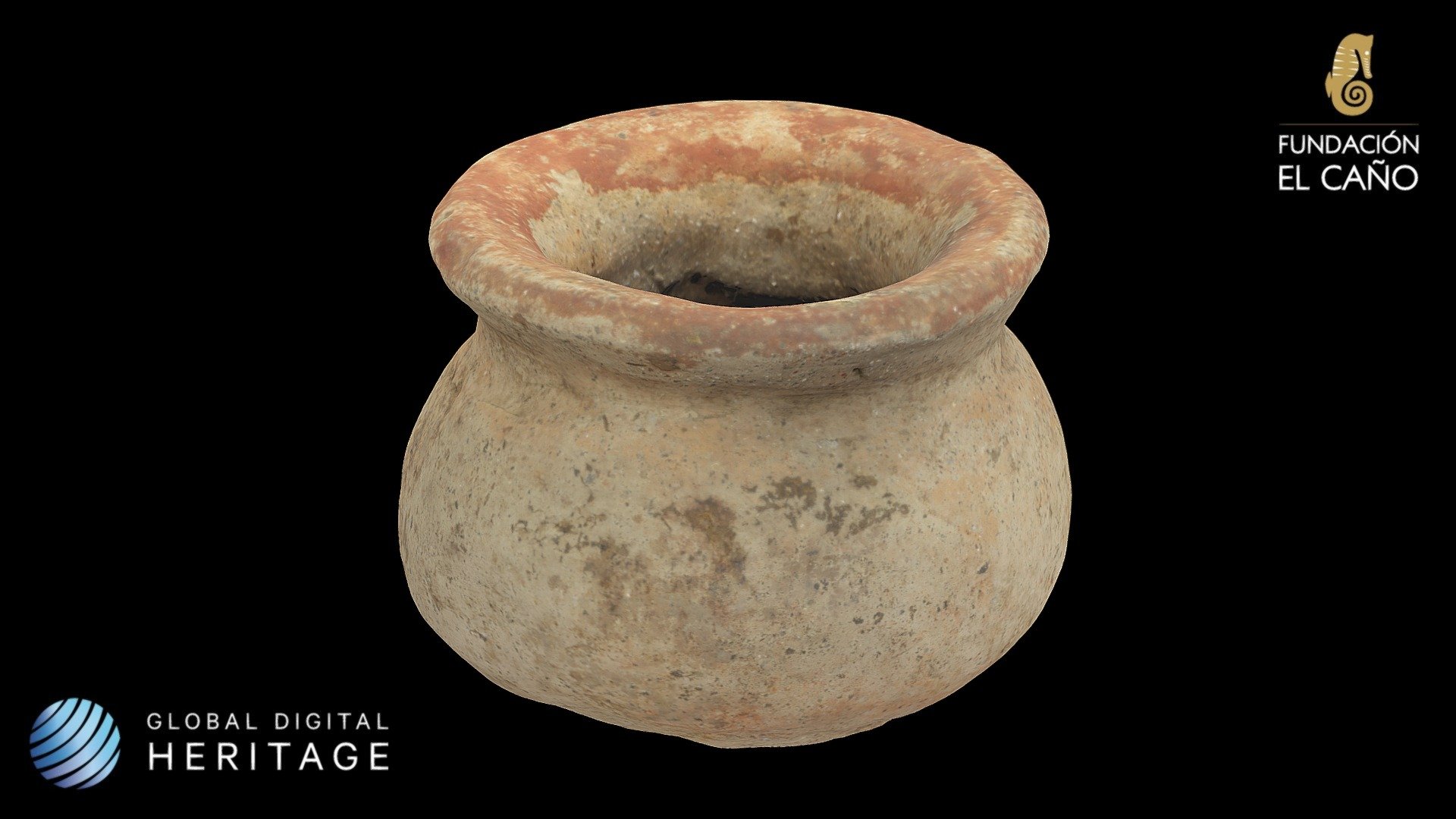 Globular pot, El Caño, Panama - Download Free 3D model by Global ...