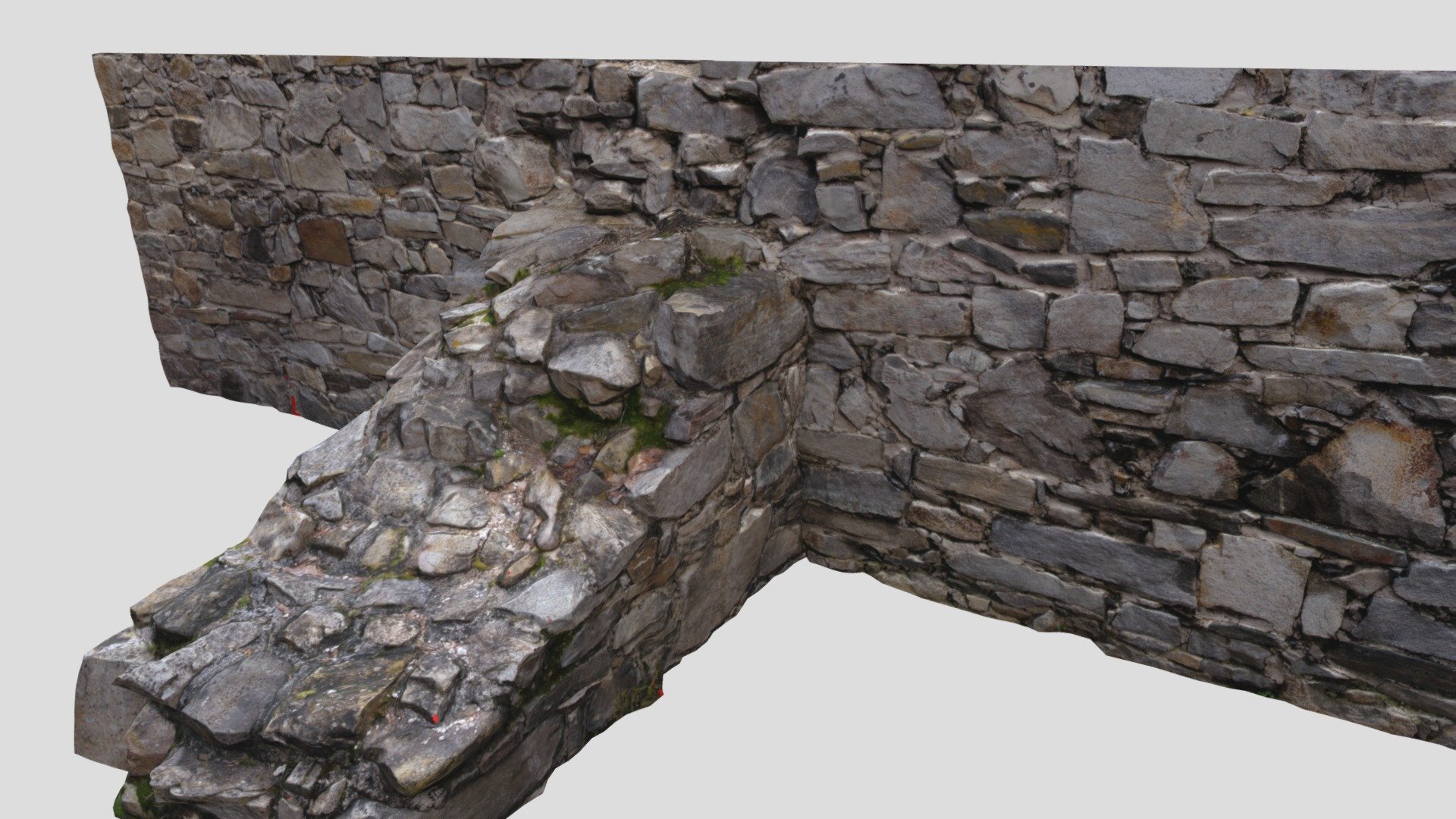 Castle Wall - Download Free 3D model by yarik.roach [119ed3c] - Sketchfab