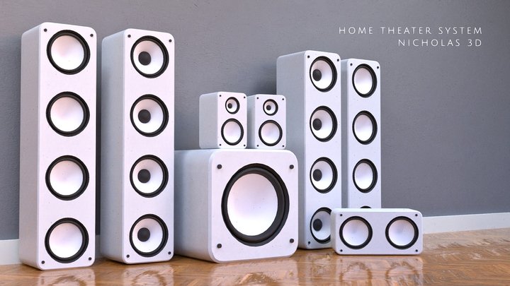Subwoofer 3D models - Sketchfab