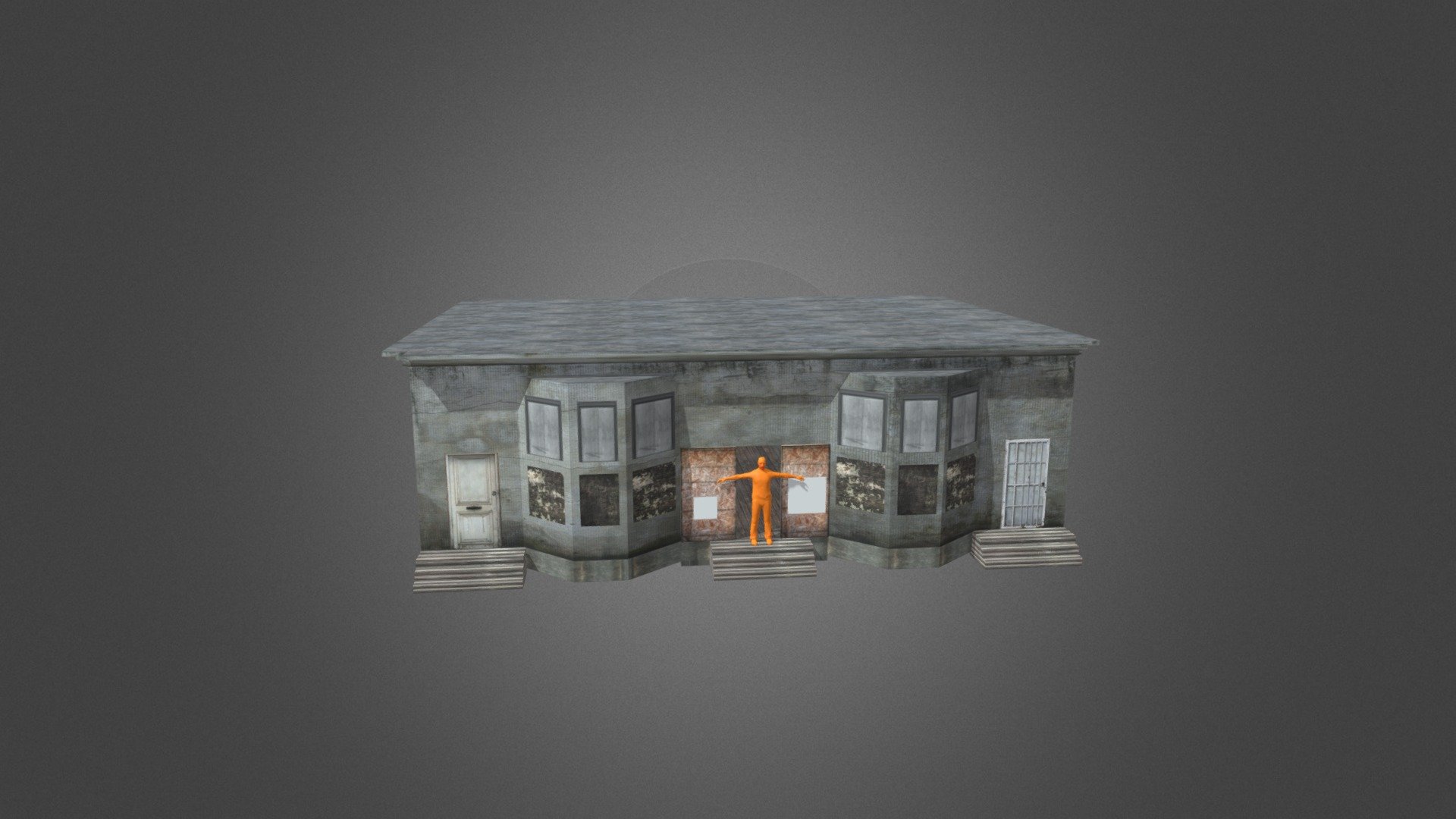 Ghetto Apartment Model (Game asset ready) - Download Free 3D model by ...