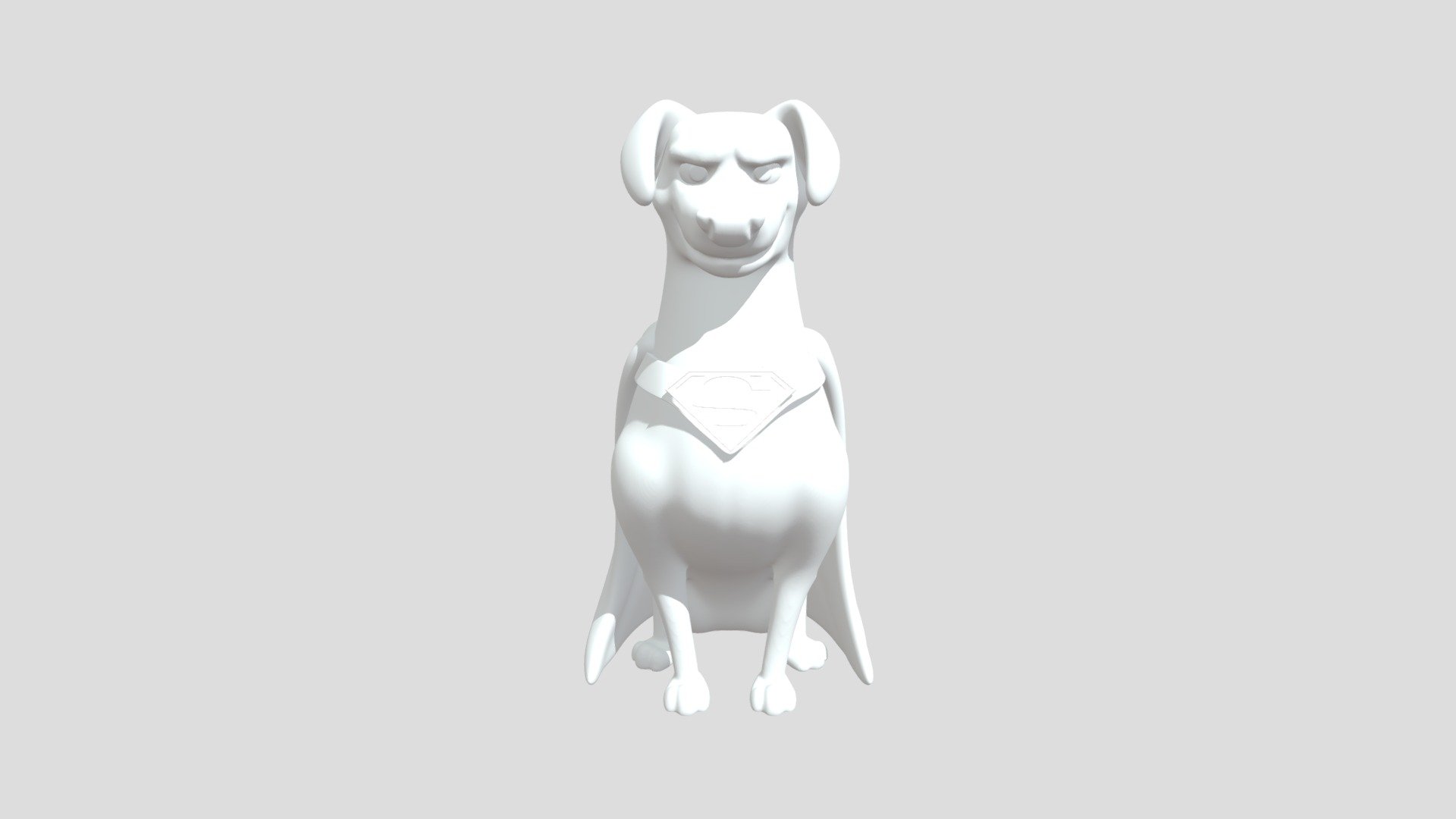 Krypto The SuperDog - 3D model by AKKung (@AK.Kung) [11a34f6] - Sketchfab