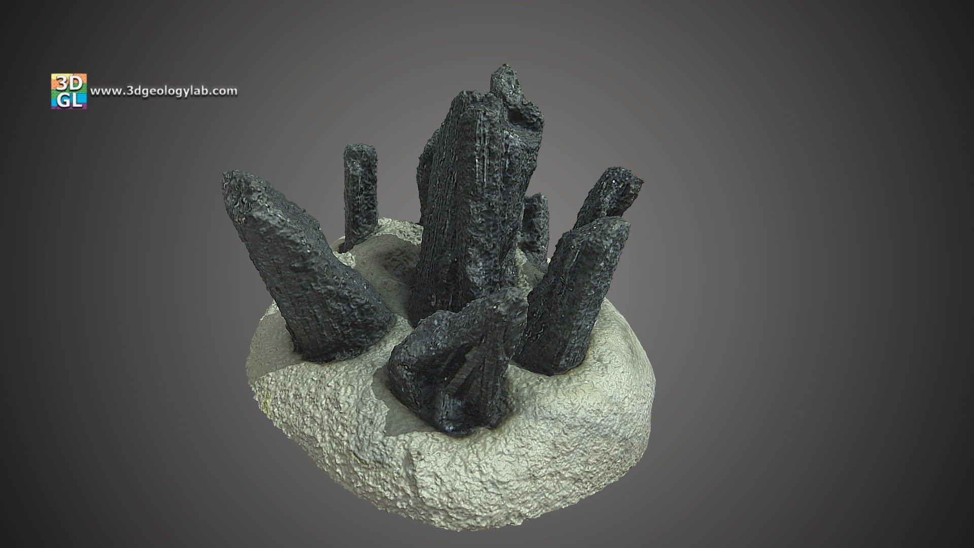3D Minerals - Stibnite (1) - 3D model by 3D Geology Laboratory ...