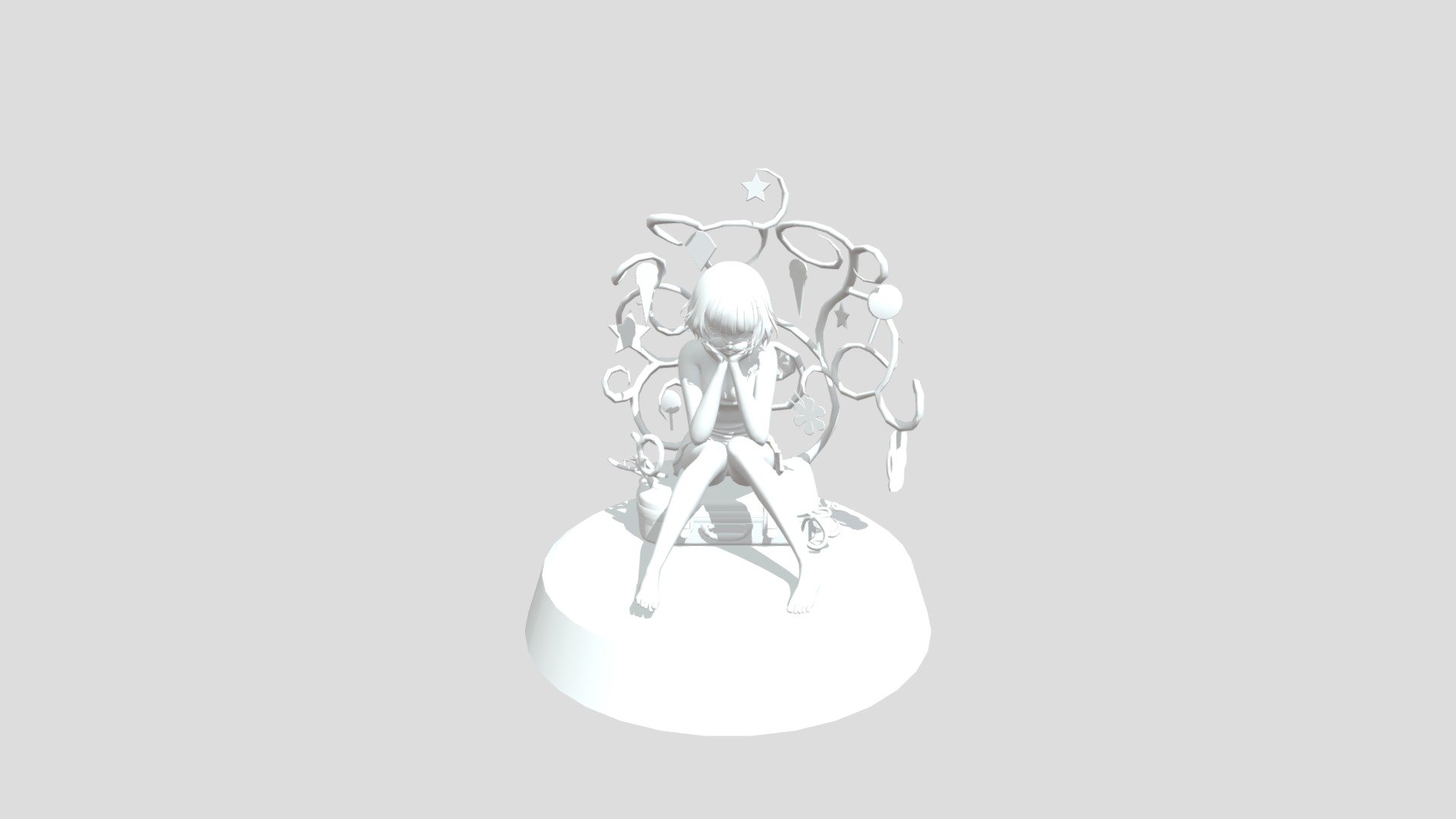 UwU cute girl - Download Free 3D model by lobinhakawaii876 [11a3ef9 ...