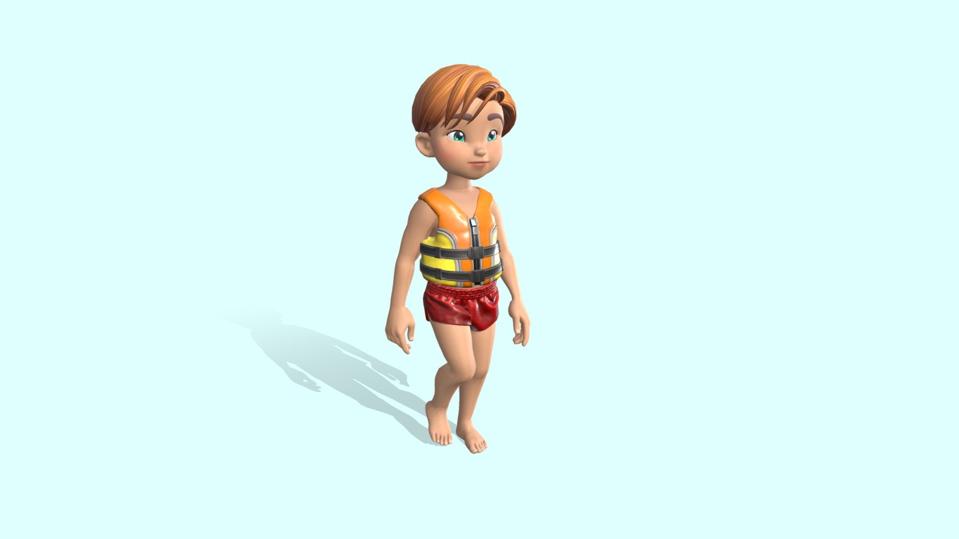 KEKOS Tropical Beach - Beach Boy - Buy Royalty Free 3D model by ...