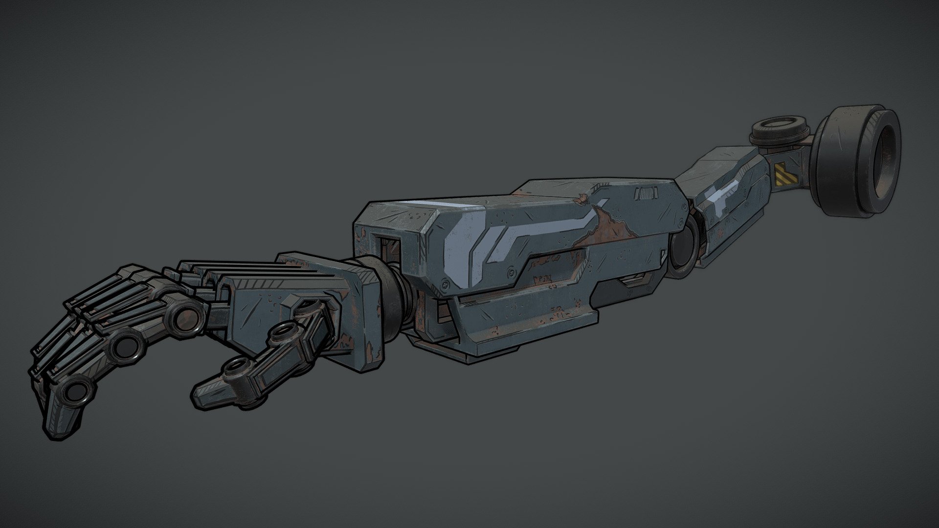 Robot Arm 3d Model By Hyucc Brady White [11a7554] Sketchfab