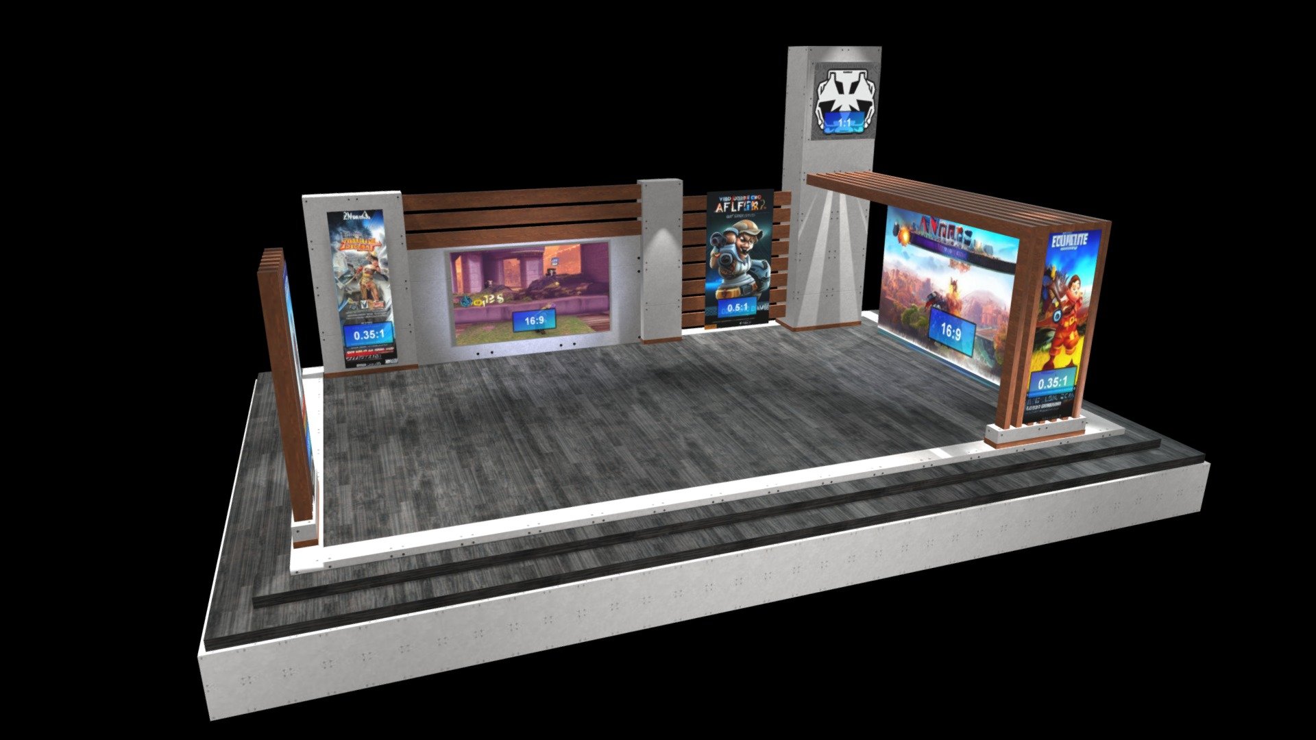 Generic booth by SM SithLord - Download Free 3D model by m3org [11a7dfd ...