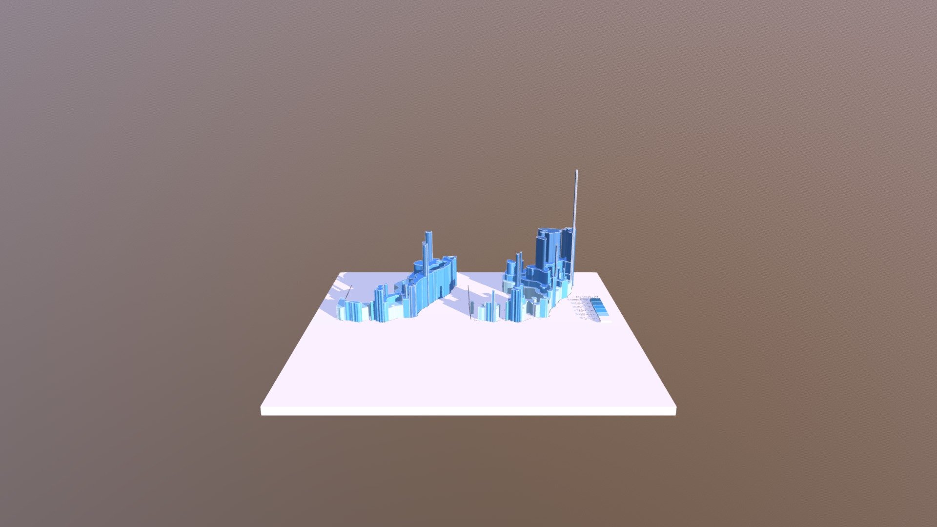 Rainfall for Week Ending 27 August 2018 - 3D model by Miles Research ...