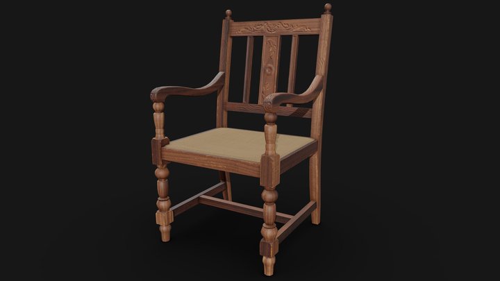 Dining-chair 3D models - Sketchfab