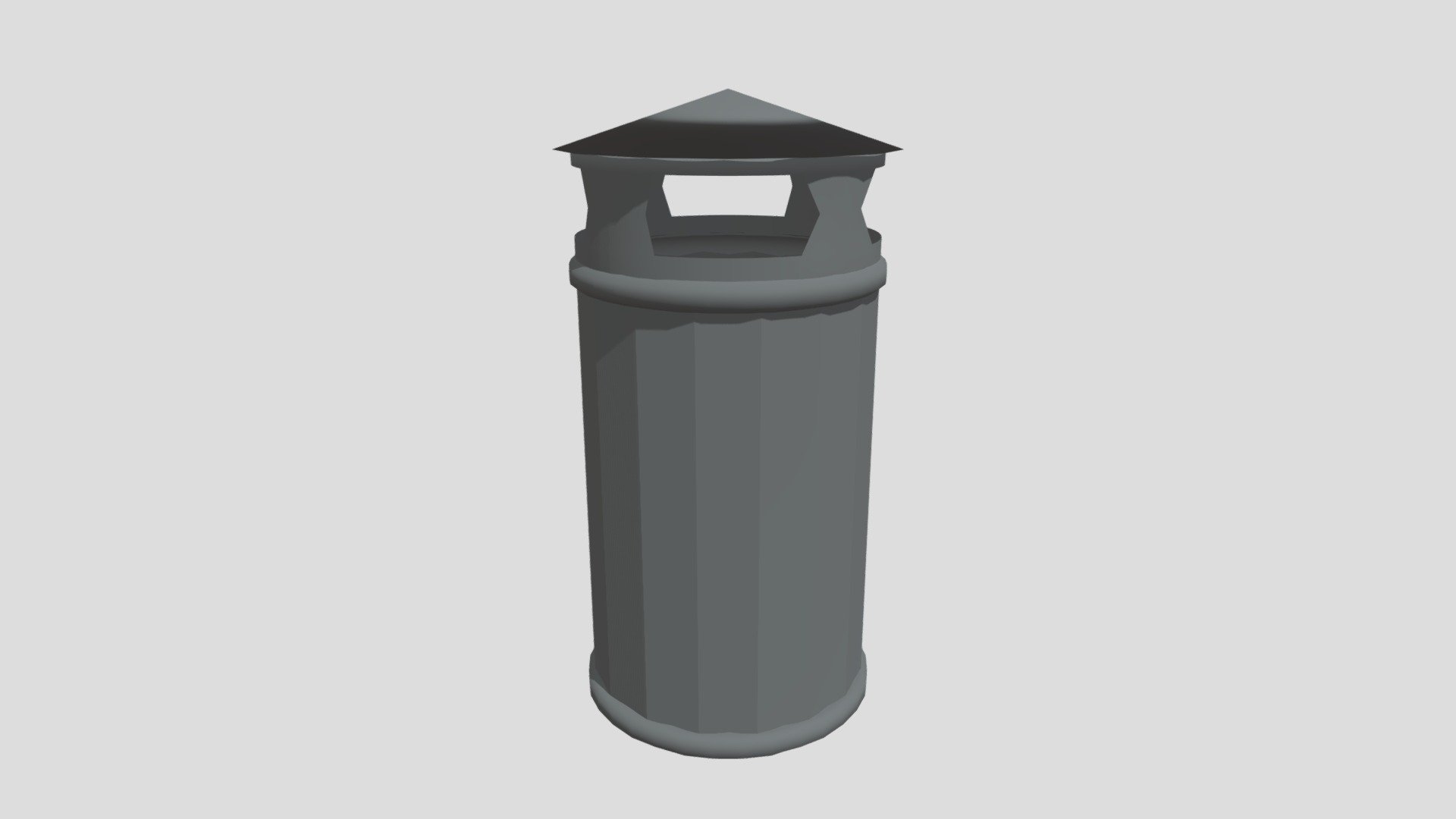 low poly trash can - Download Free 3D model by Mpmooi [11aafe6] - Sketchfab