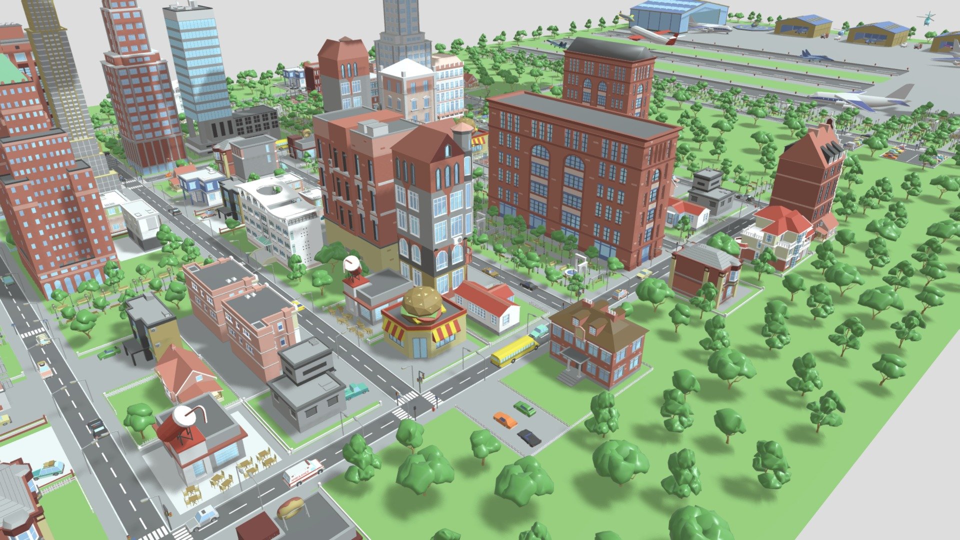 City-2 - Buy Royalty Free 3D model by 7ka (@Verasavy) [11ab7a0 ...