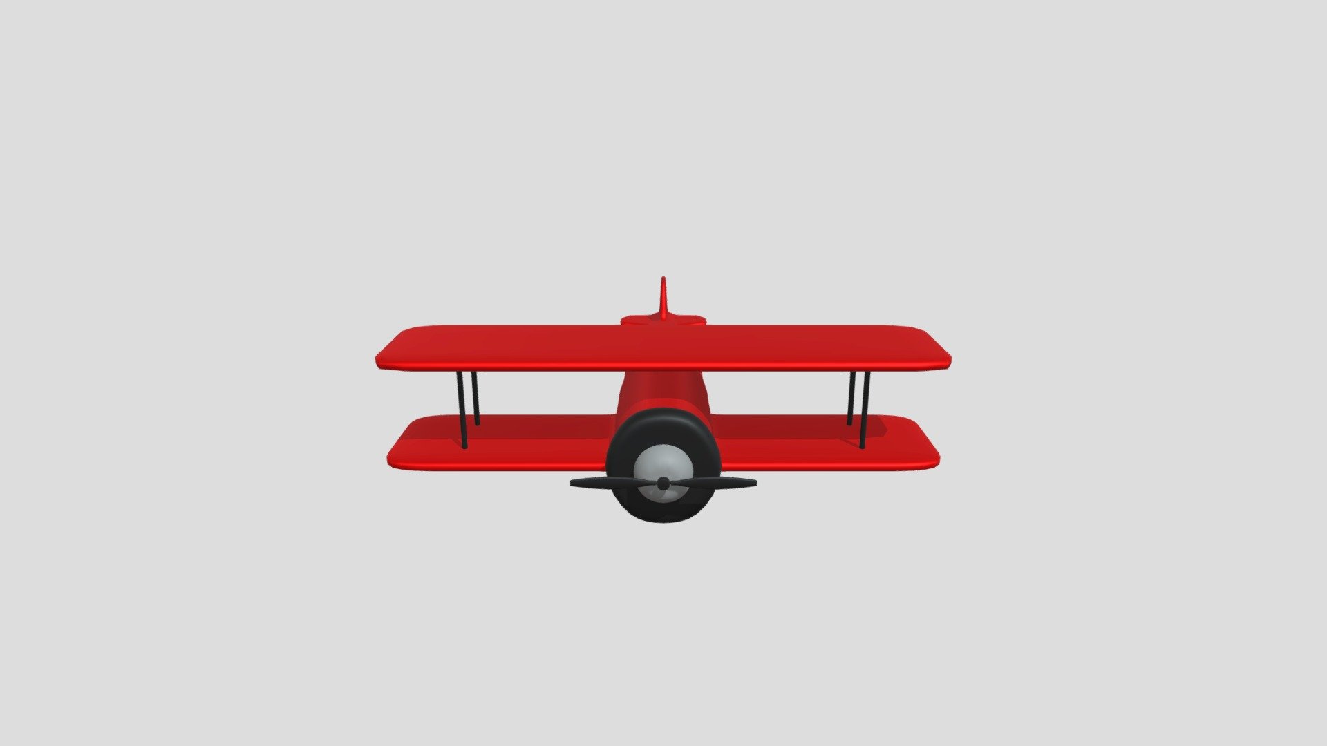 3d cartoon biplane - 3D model by ale.erba2001 [11ae4bd] - Sketchfab