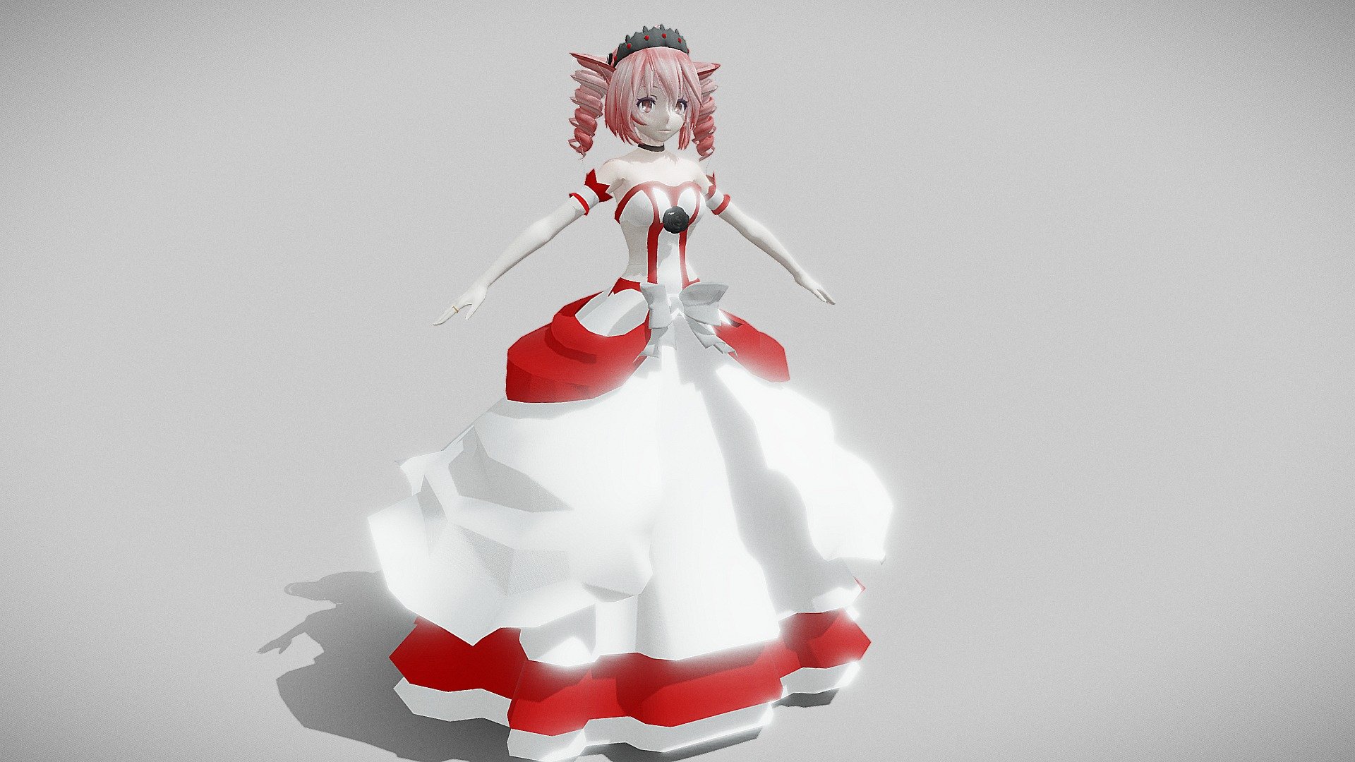 Teto TDA Vestido Largo - Download Free 3D model by 雨宮レン (@oscar3dmodel ...